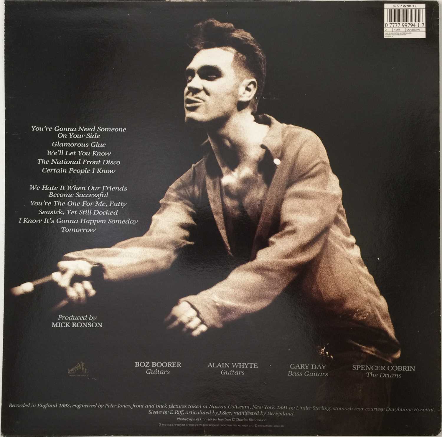 Lot 11 - MORRISSEY - YOUR ARSENAL LP (UK ORIGINAL