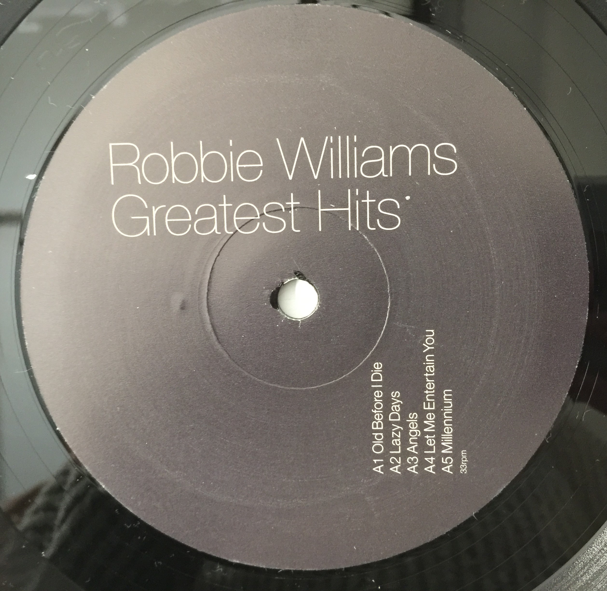 Lot 23 - ROBBIE WILLIAMS - GREATEST HITS LP (LIMITED