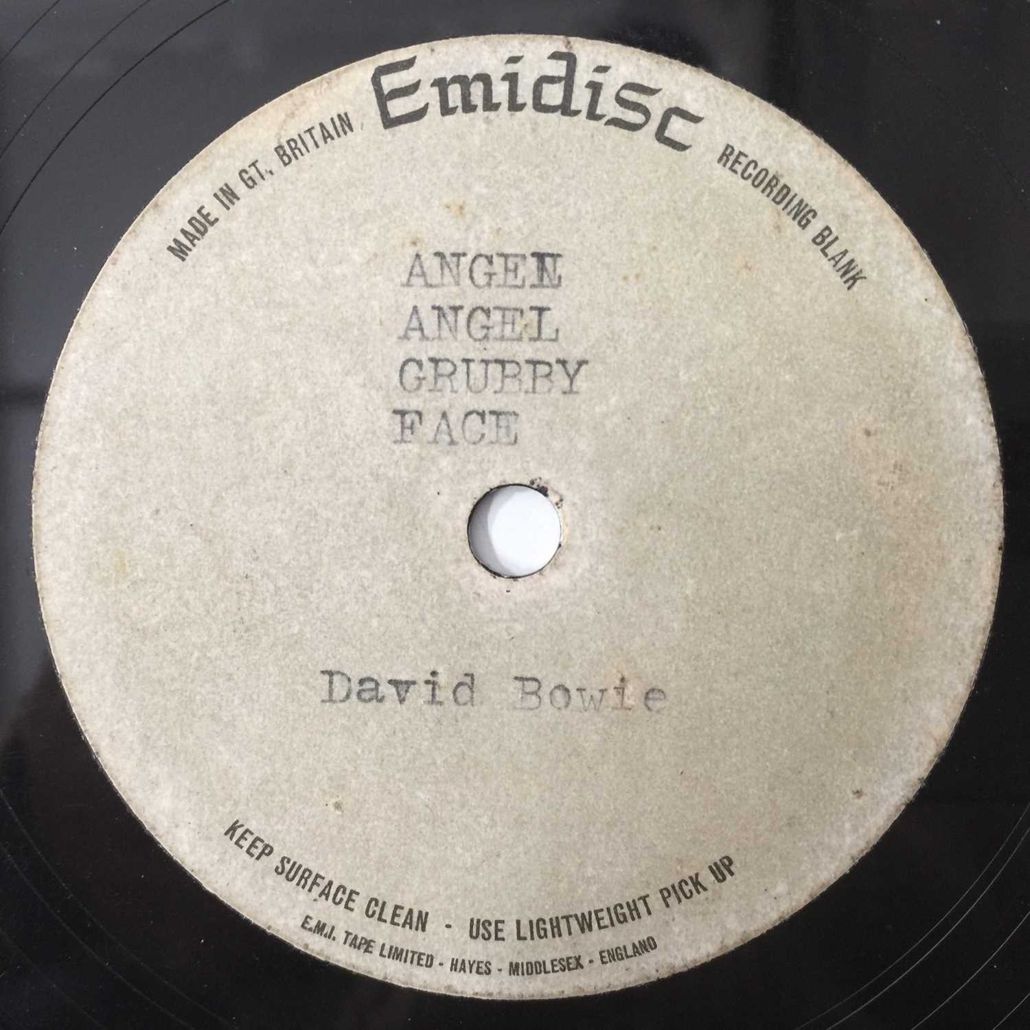 Lot 30 - DAVID BOWIE - LONDON BYE TA TA/ ANGEL ANGEL