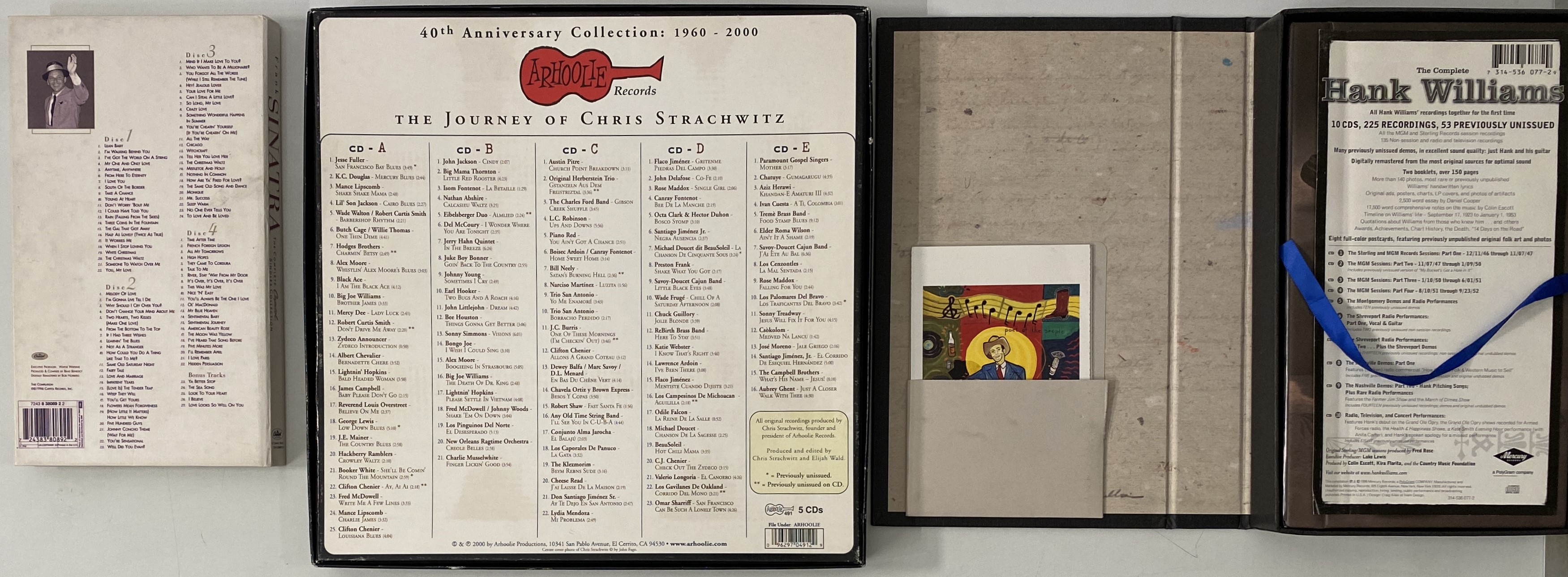 Lot 92 - BLUES/ JAZZ/ COUNTRY/ FOLK - CD BOX SETS
