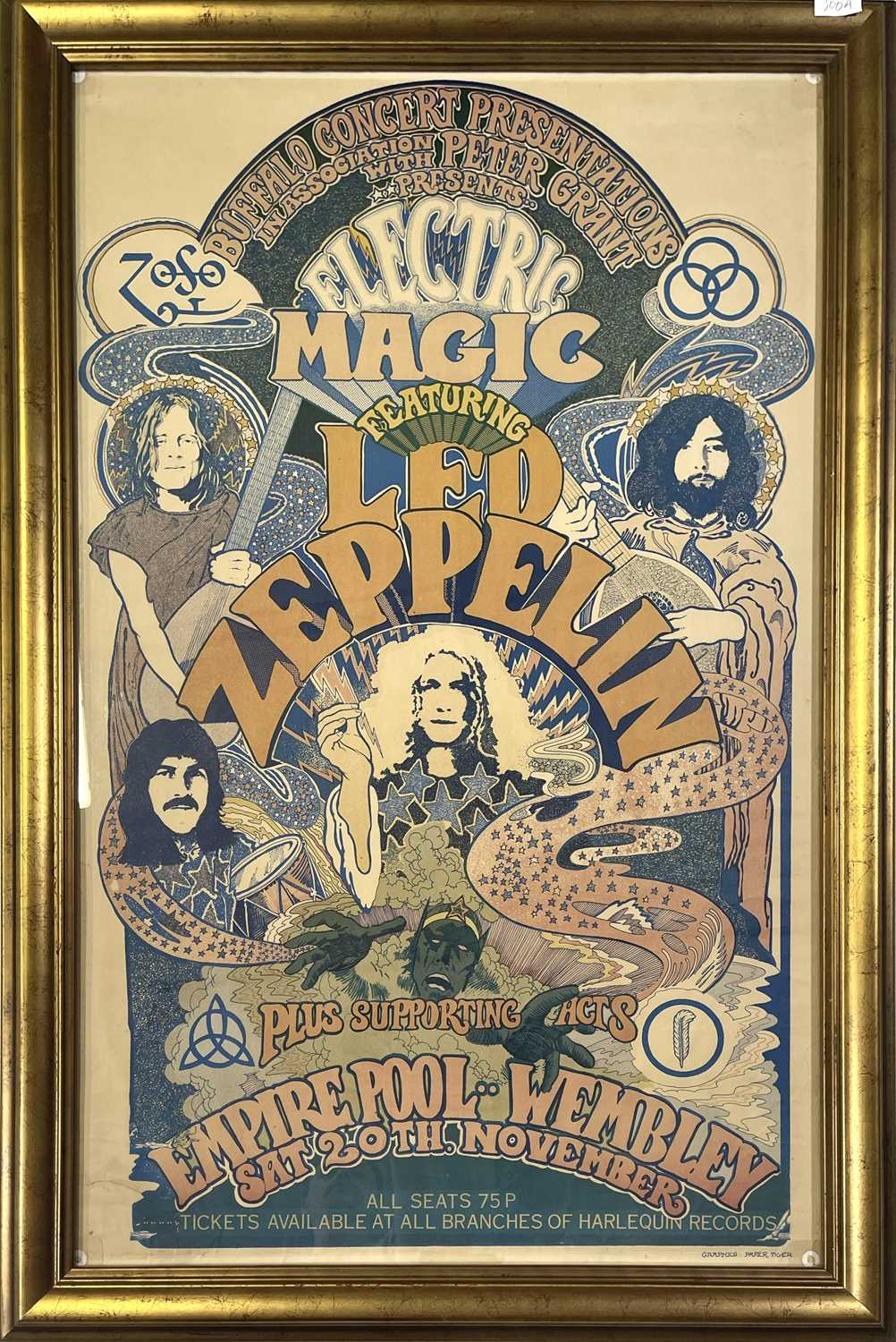 Lot 300 - LED ZEPPELIN - ORIGINAL 'ELECTRIC MAGIC'