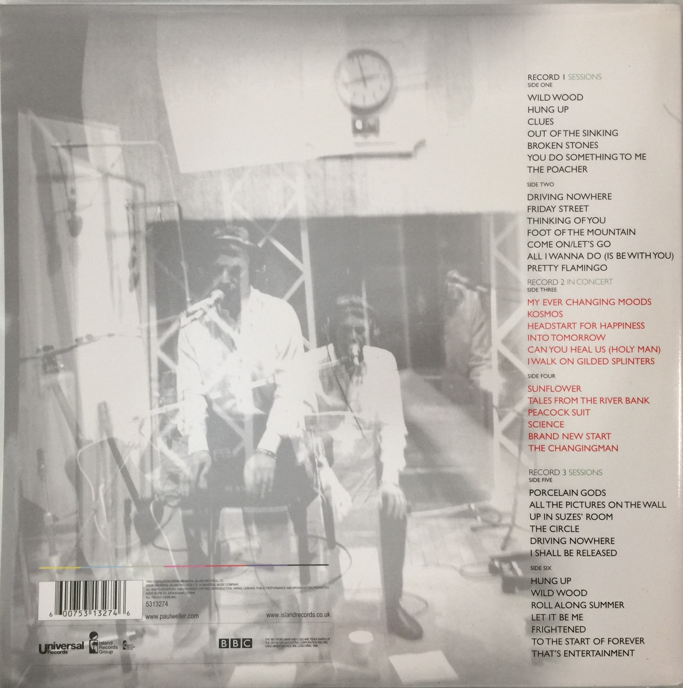 Lot 71 - PAUL WELLER - AT THE BBC LP (5313274)