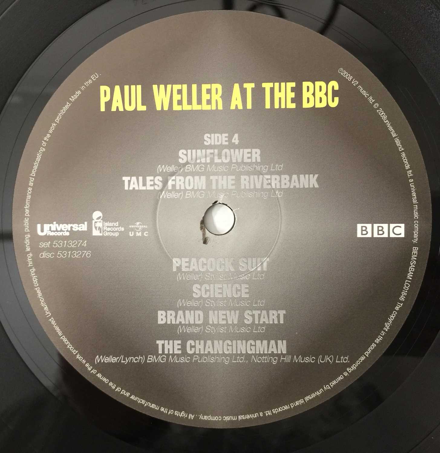 Lot 71 - PAUL WELLER - AT THE BBC LP (5313274)