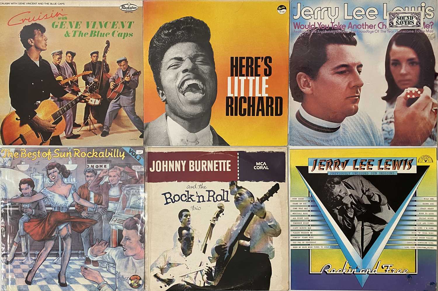 Lot 158 - ROCK N ROLL/ ROCKABILLY/ COUNTRY ROCK - LP