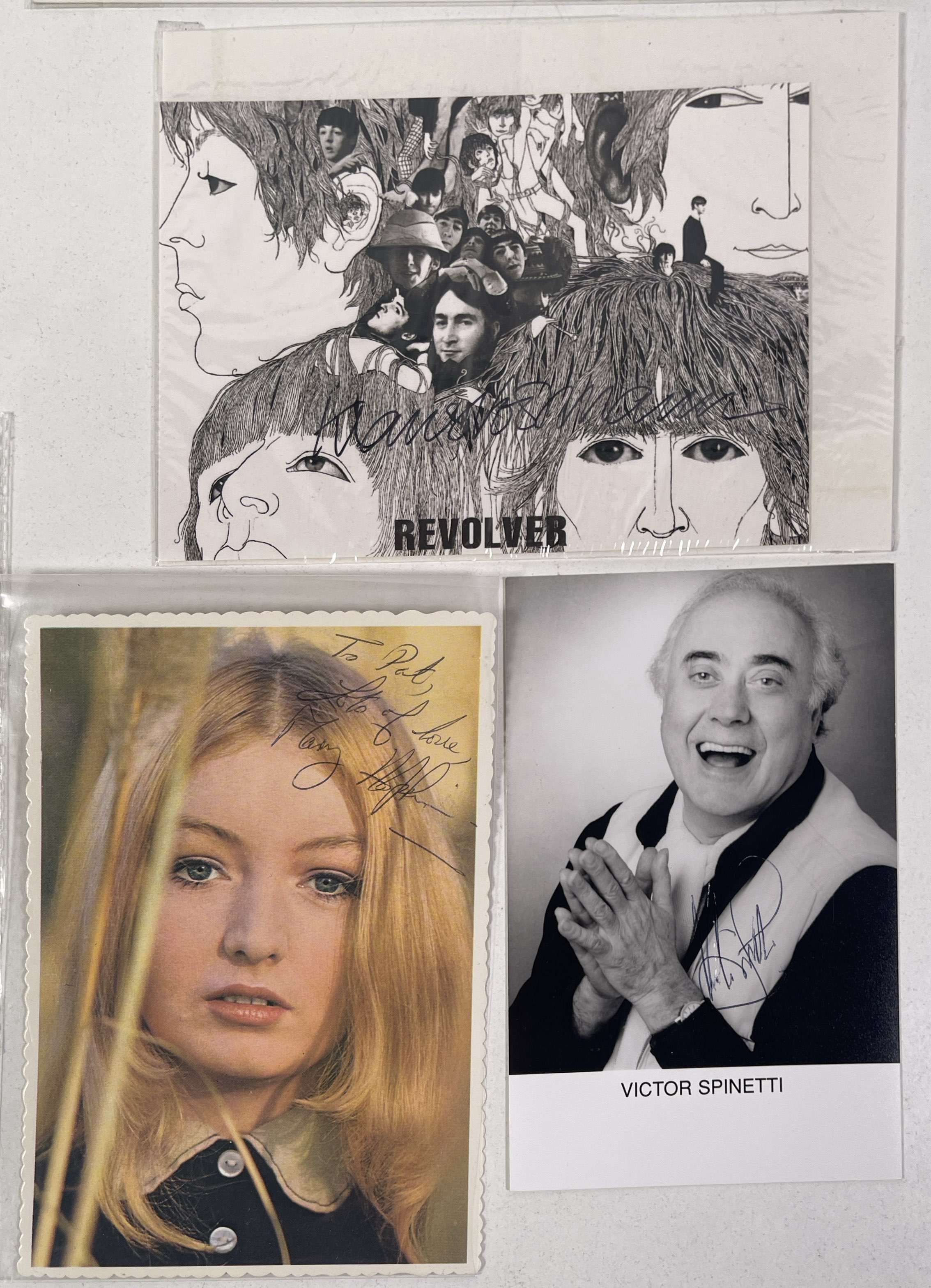 Lot 320 - THE BEATLES RELATED SIGNED ITEMS.