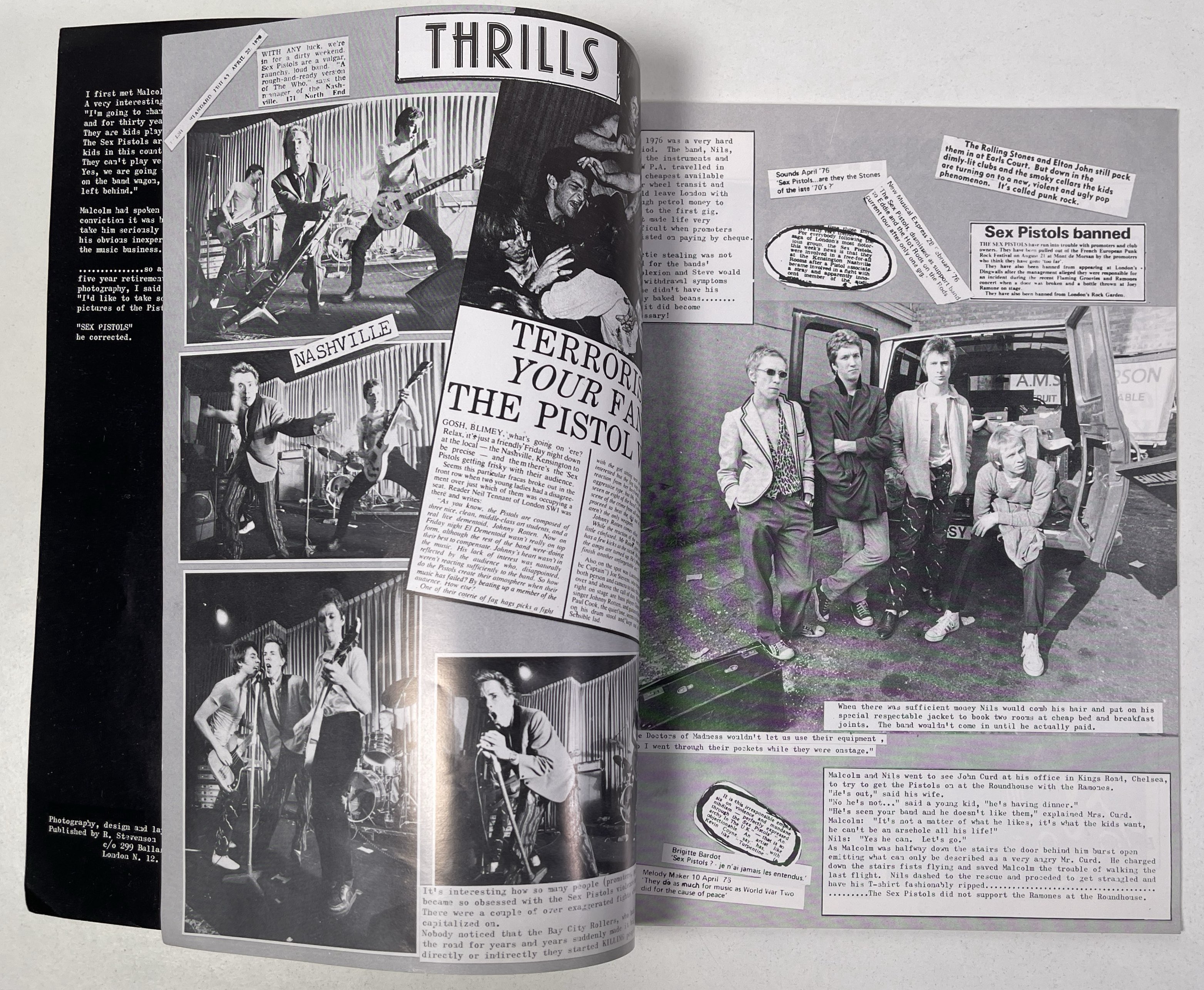 Lot 566 Ray Stevenson Original Copy Of Sex Pistols
