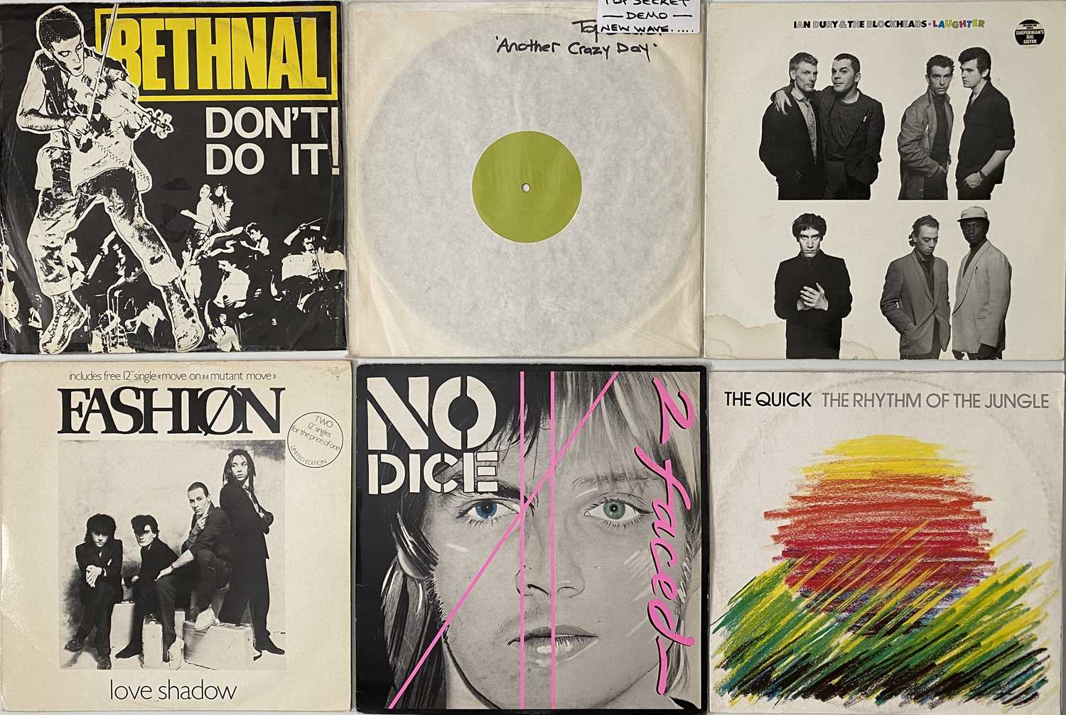 Lot 160 - PUNK & NEW WAVE - 12"/LPs