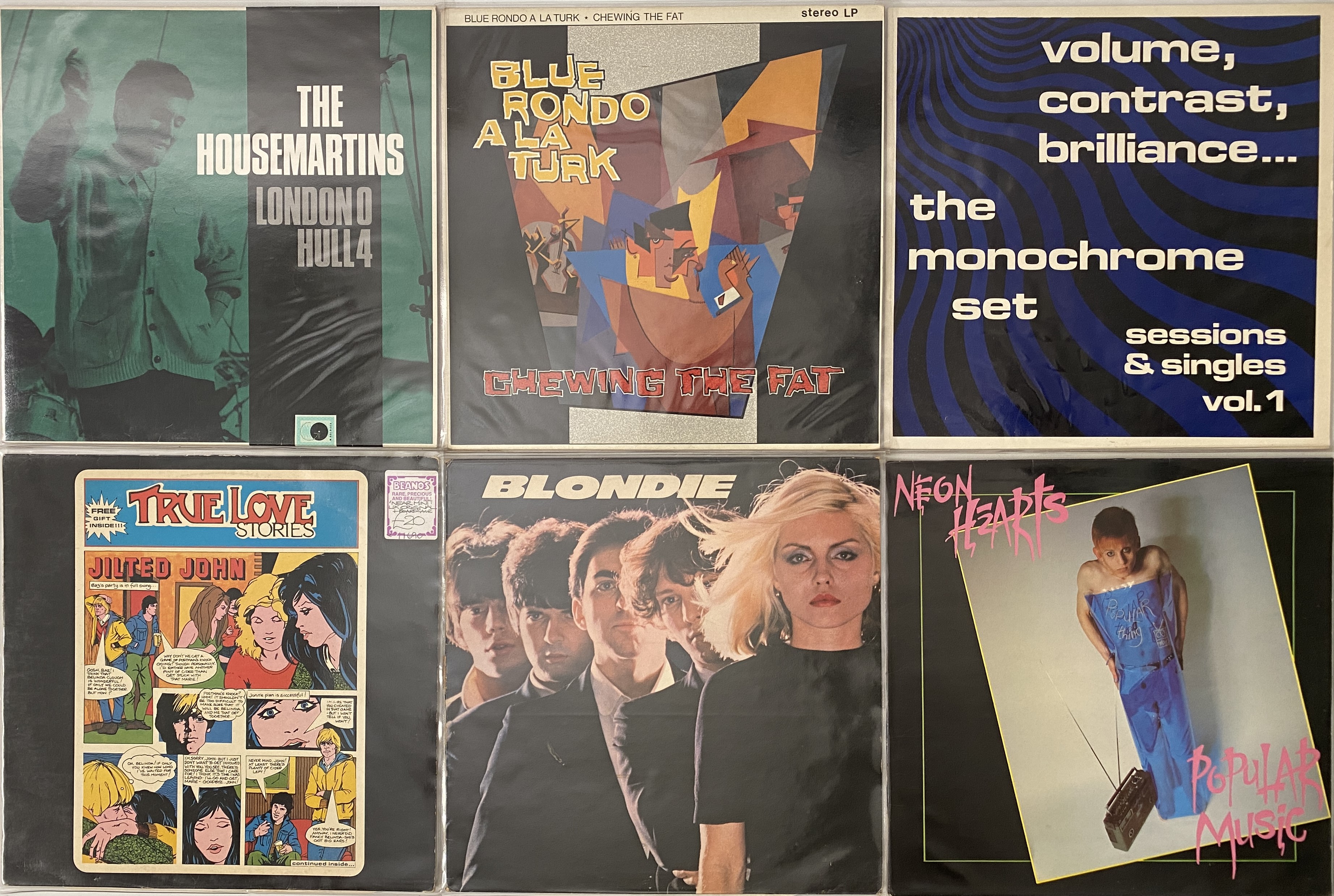 Lot 166 - CLASSIC PUNK & NEW WAVE - LP COLLECTION.