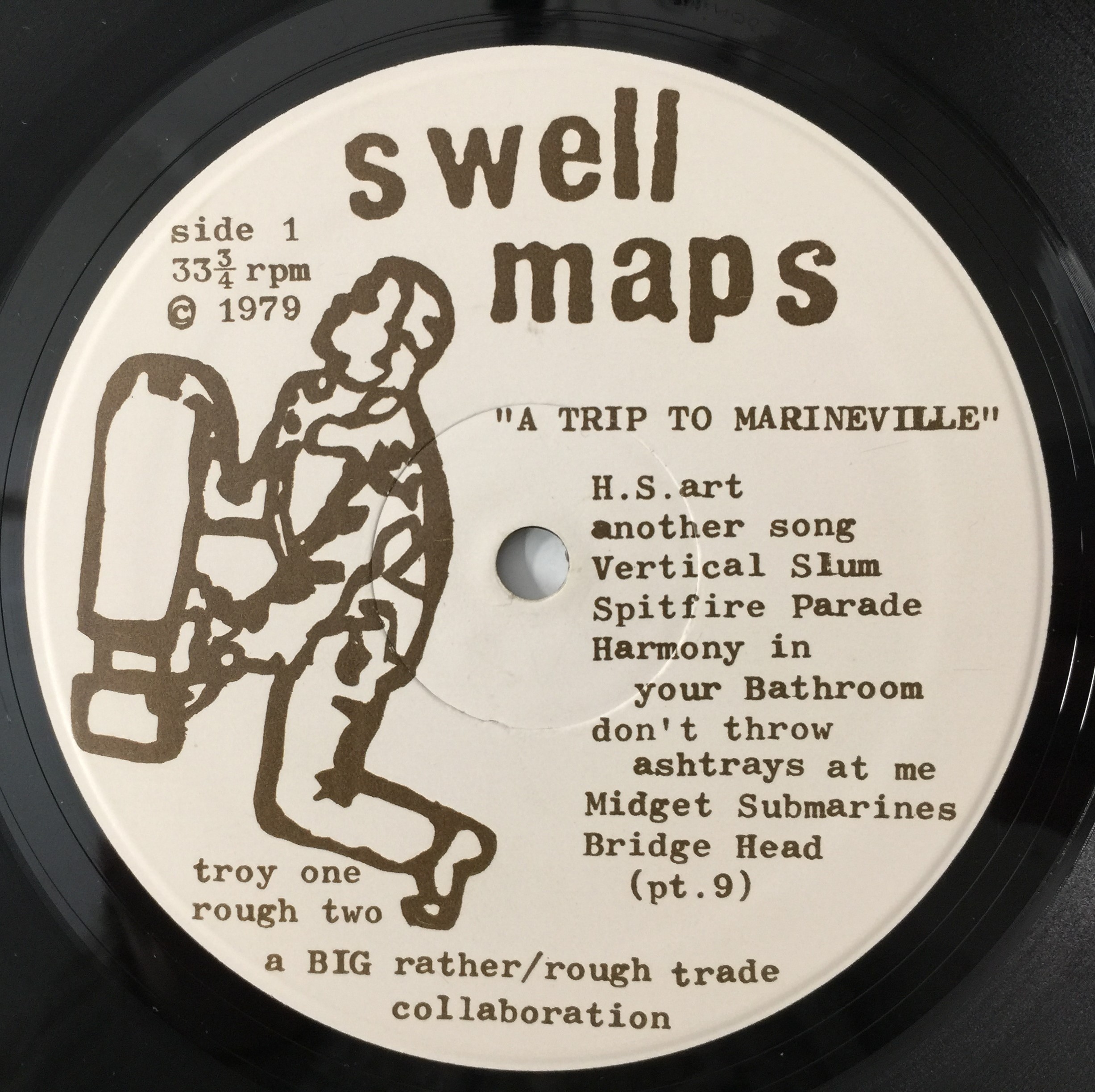 Lot 173 - SWELL MAPS - A TRIP TO MARINEVILLE LP (WITH