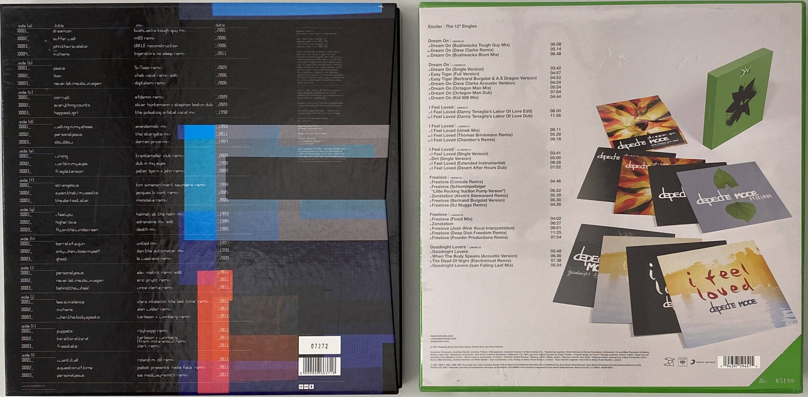 Lot 181 - DEPECHE MODE - LP/12" BOX SETS