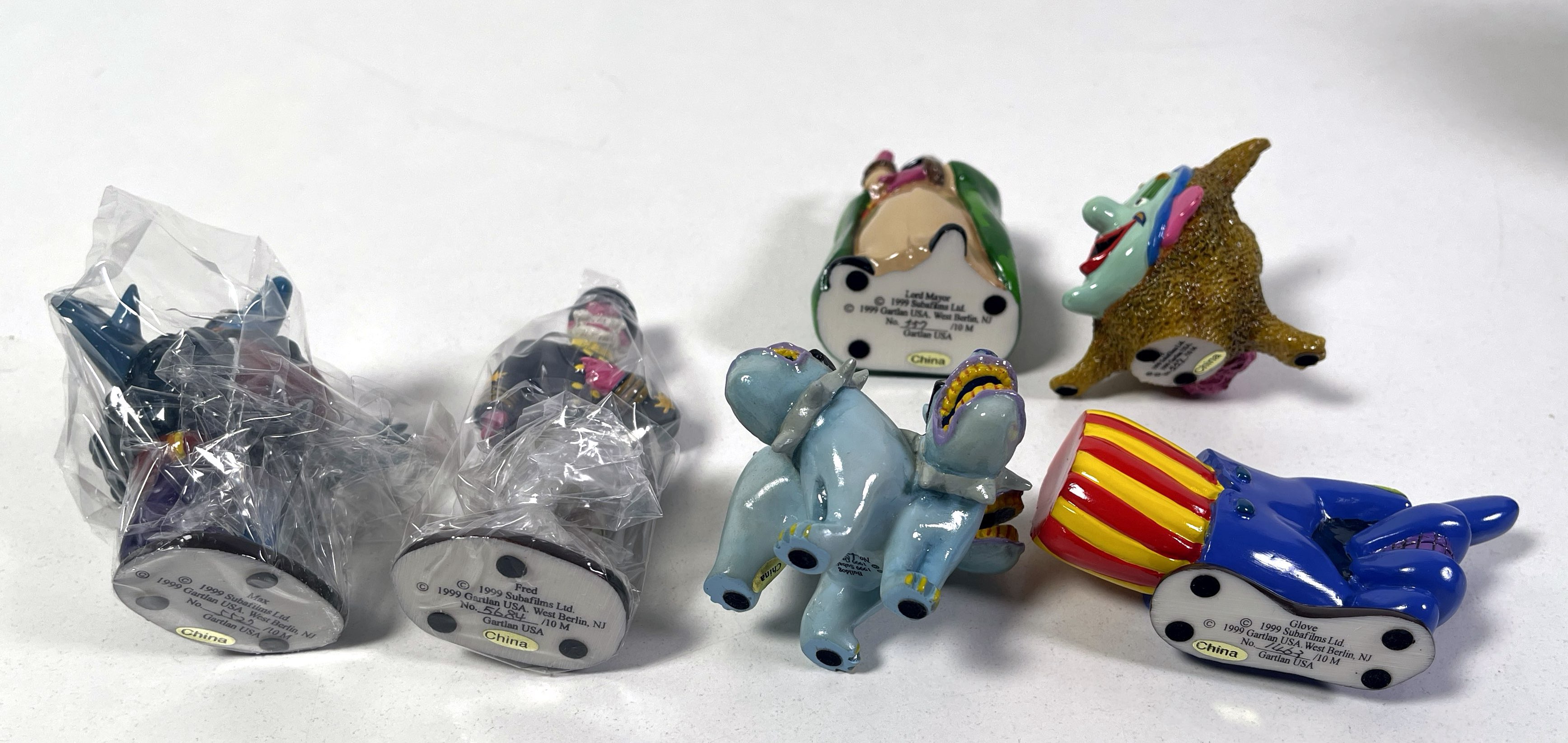 Lot 179 - SIX GARTLAN 'YELLOW SUBMARINE' CHARACTER