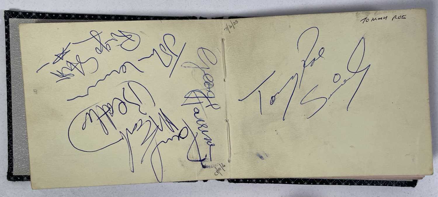 Lot 329 - AUTOGRAPH BOOK INC BEATLES SIGNATURES.