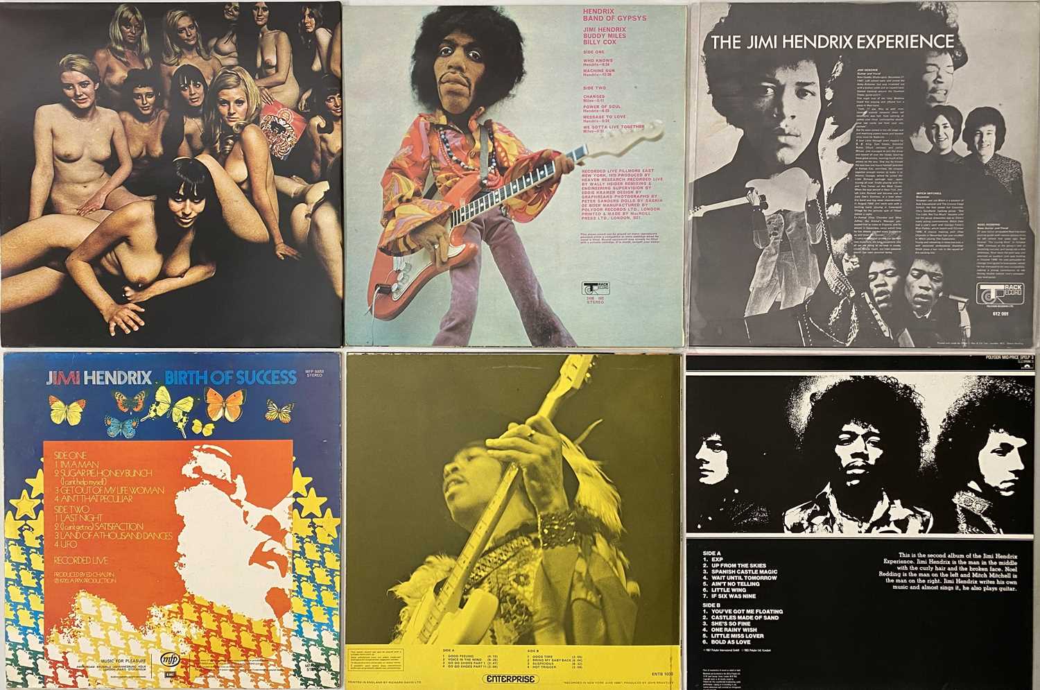 Lot 2 - JIMI HENDRIX - LP PACK