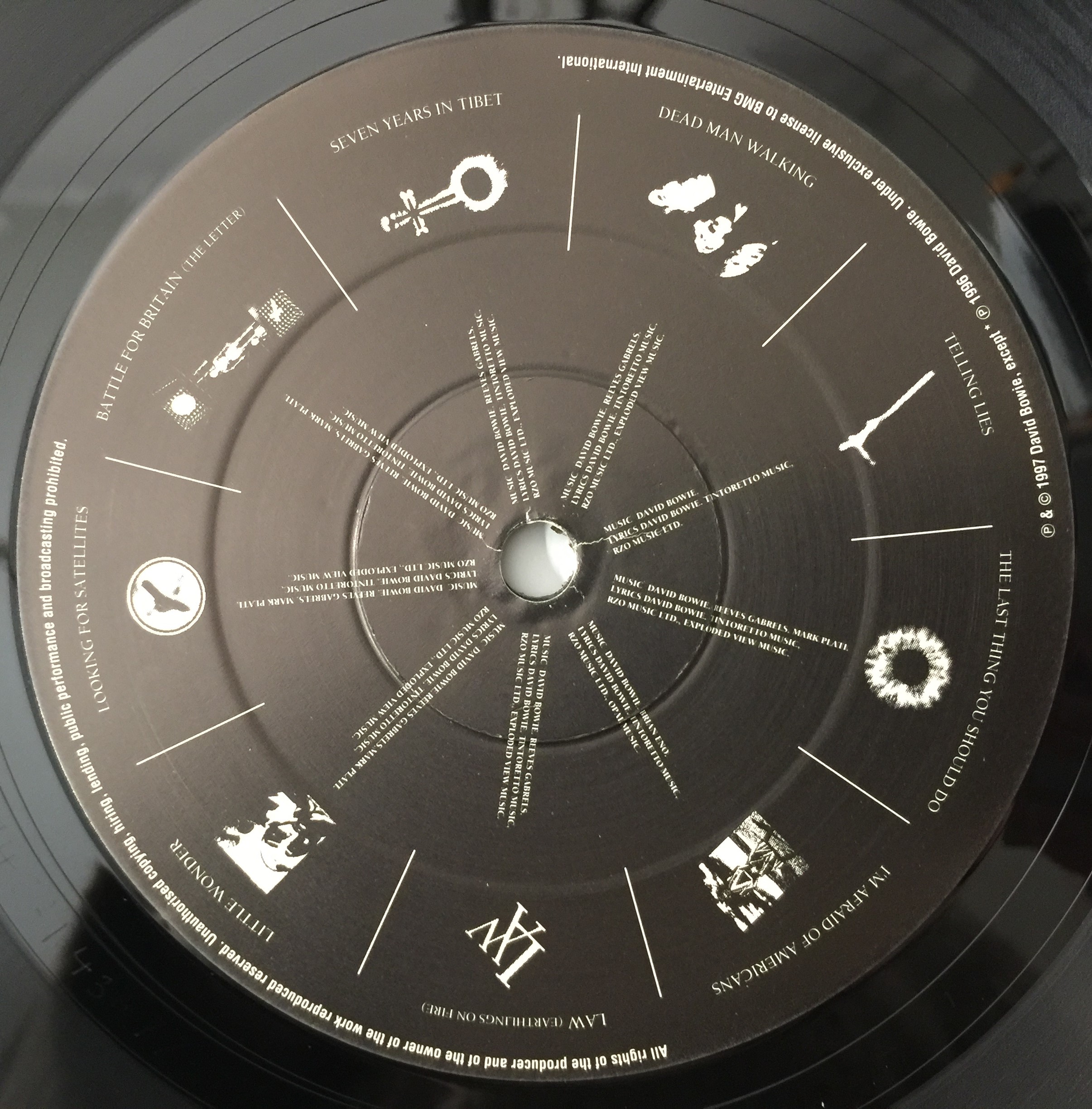 Lot 34 - DAVID BOWIE - EARTHLING LP (LIMITED EDITION