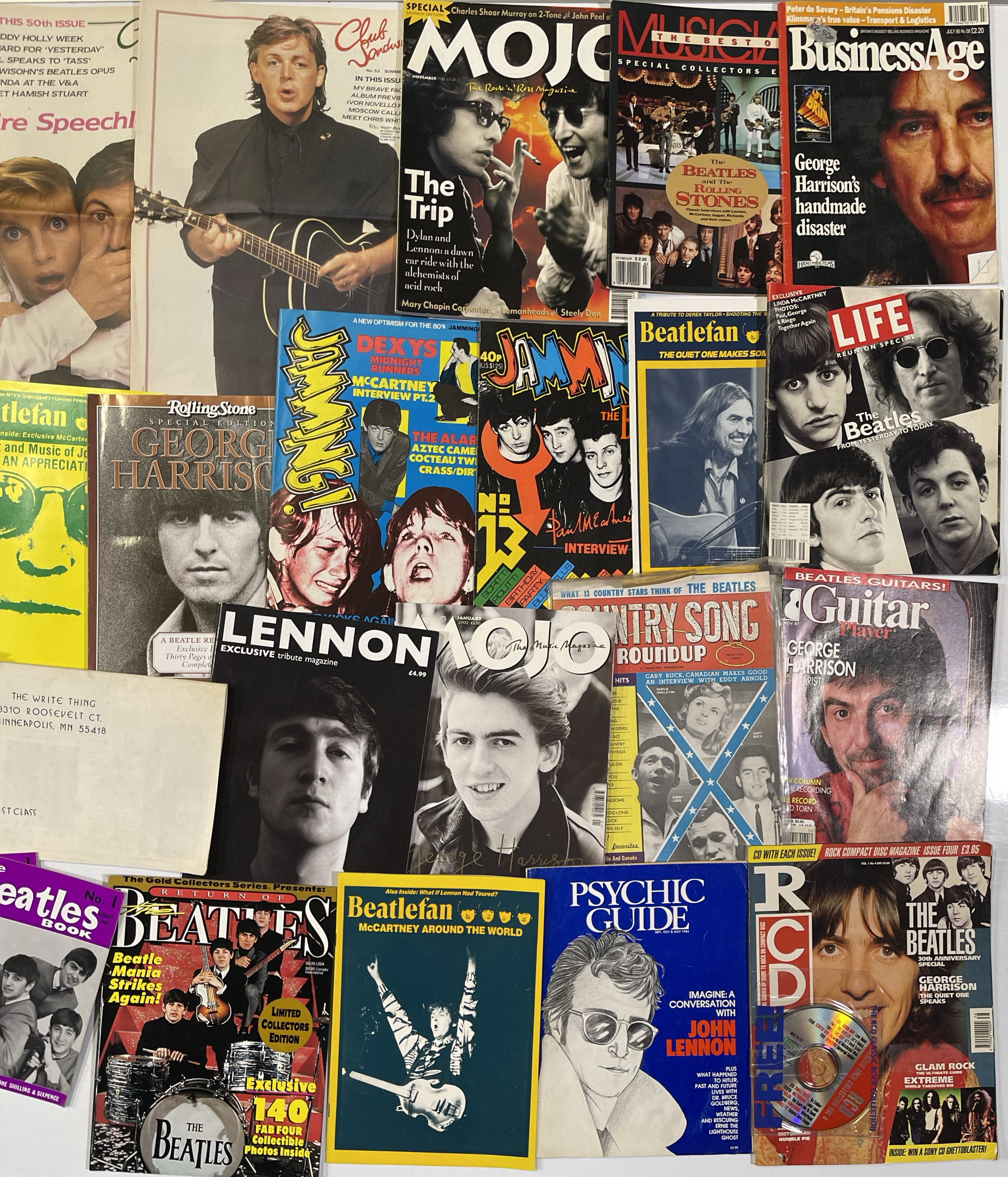 Lot 258 - BEATLES BOOKS AND MAGAZINES INC HANS OLOF