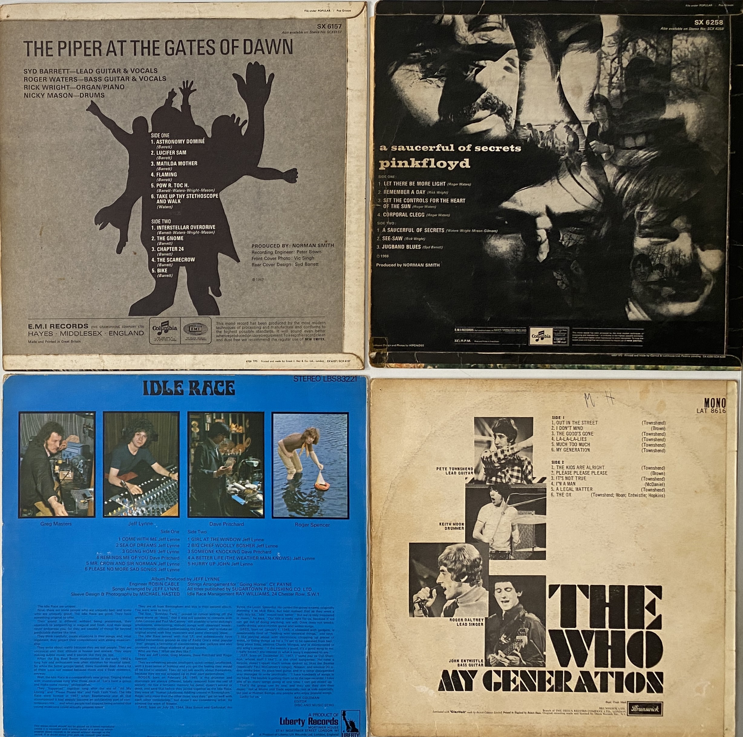 Lot 57 - 60s ROCK/ PROG - LP PACK