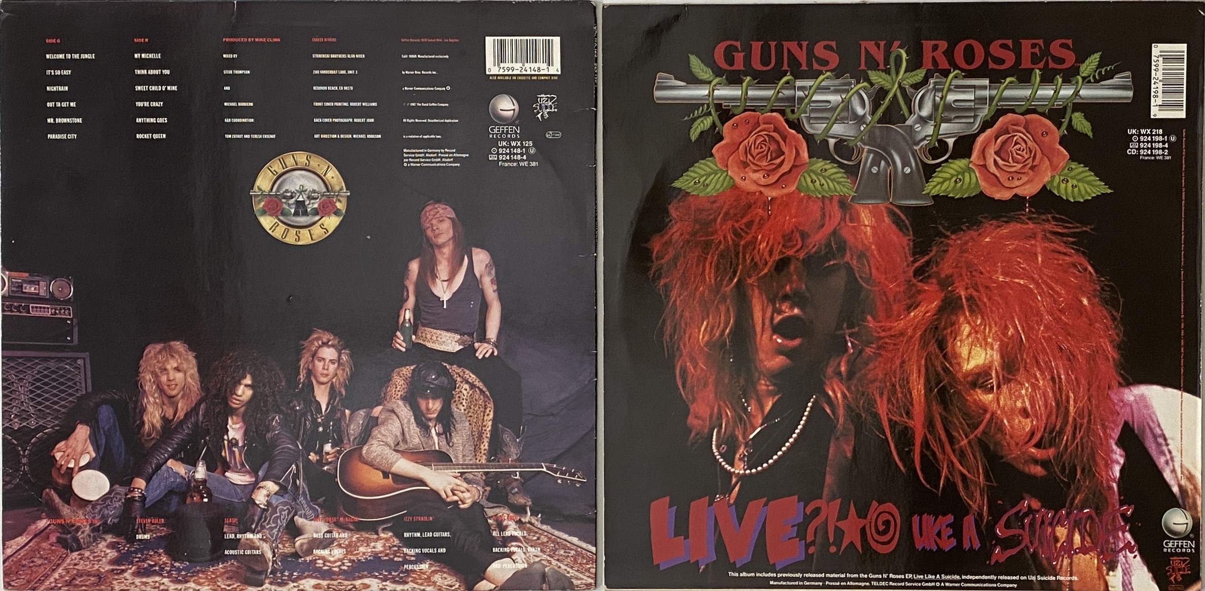 Lot 58 - GUNS N ROSES - LP/ 12" RARITIES PACK