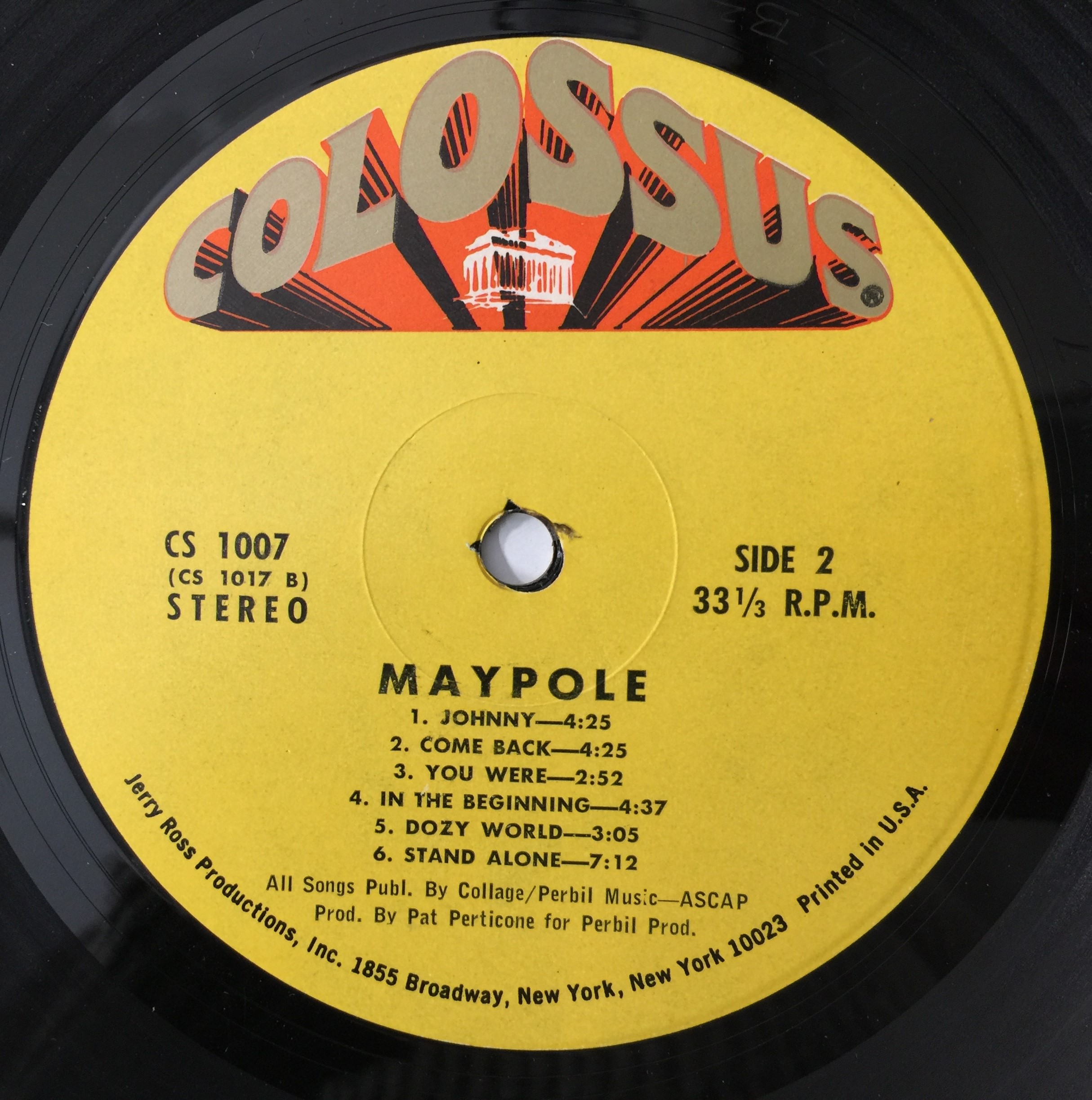 Lot 106 - MAYPOLE - MAYPOLE LP (ORIGINAL US PRESSING
