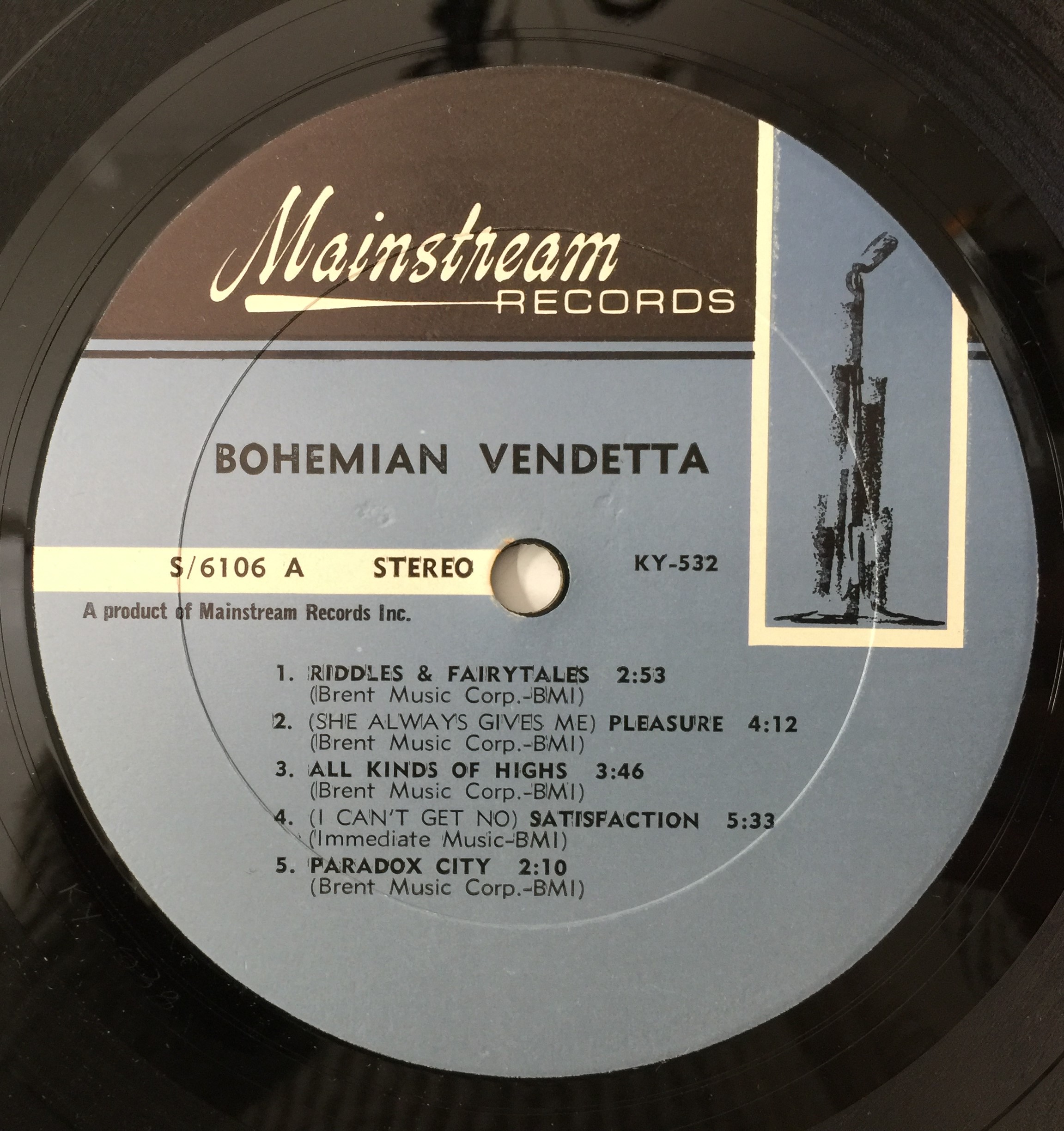 Lot 107 - BOHEMIAN VENDETTA - BOHEMIAN VENDETTA LP