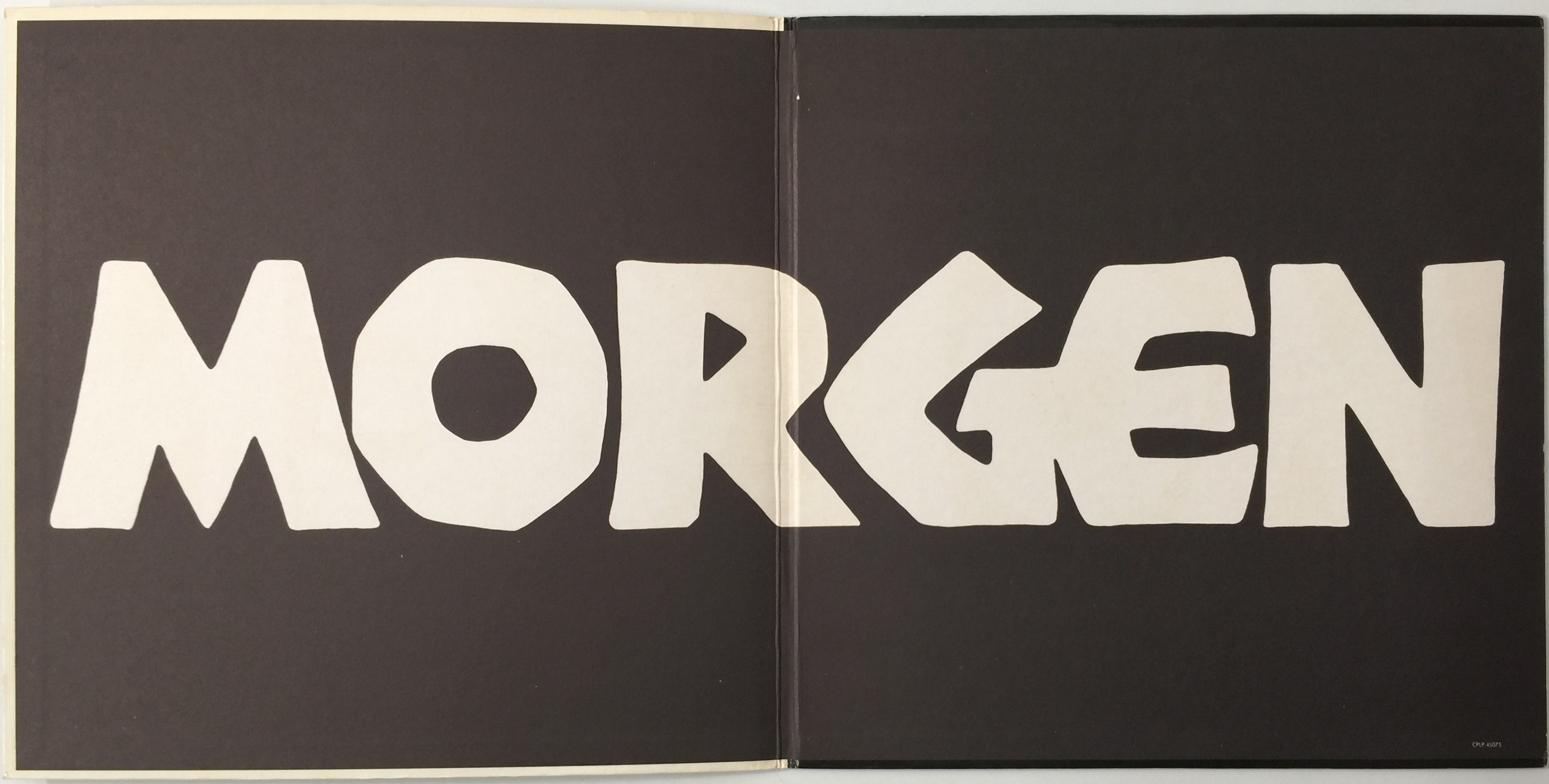 Lot 110 - MORGEN - MORGGEN LP (ORIGINAL COMPLETE US