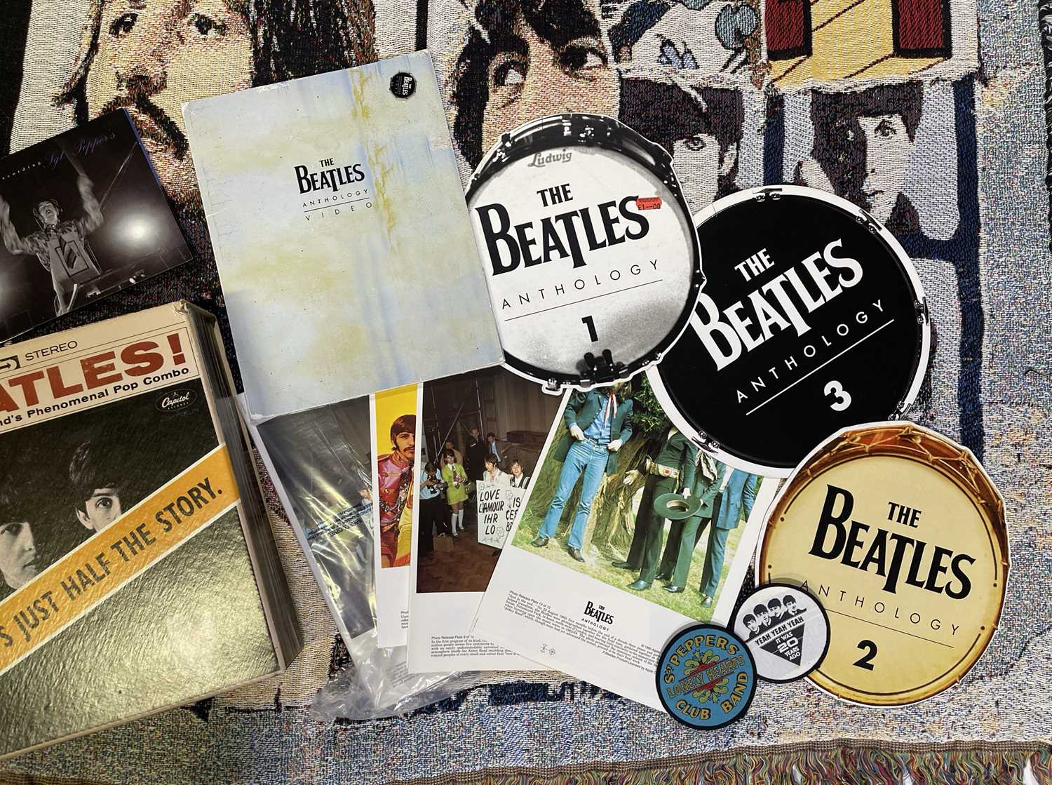 Lot 213 - THE BEATLES ANTHOLOGY ITEMS.
