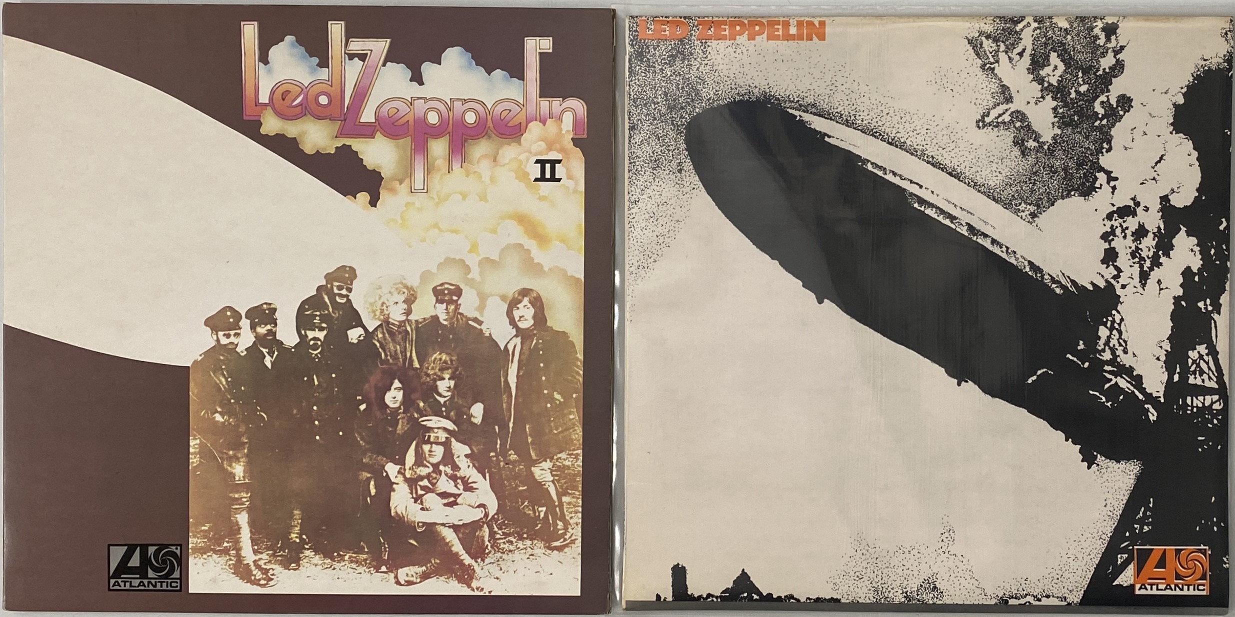 Lot 143 - LED ZEPPELIN - UK ATLANTIC PLUM/ RED LABEL
