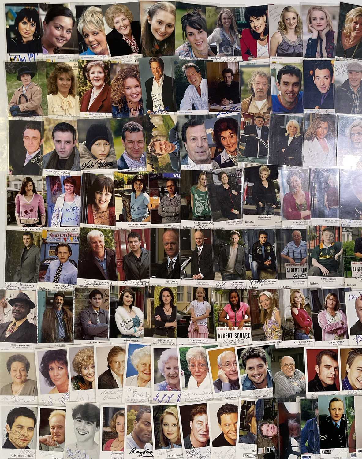 Lot 132 - SIGNED POSTCARDS - SOAP STARS