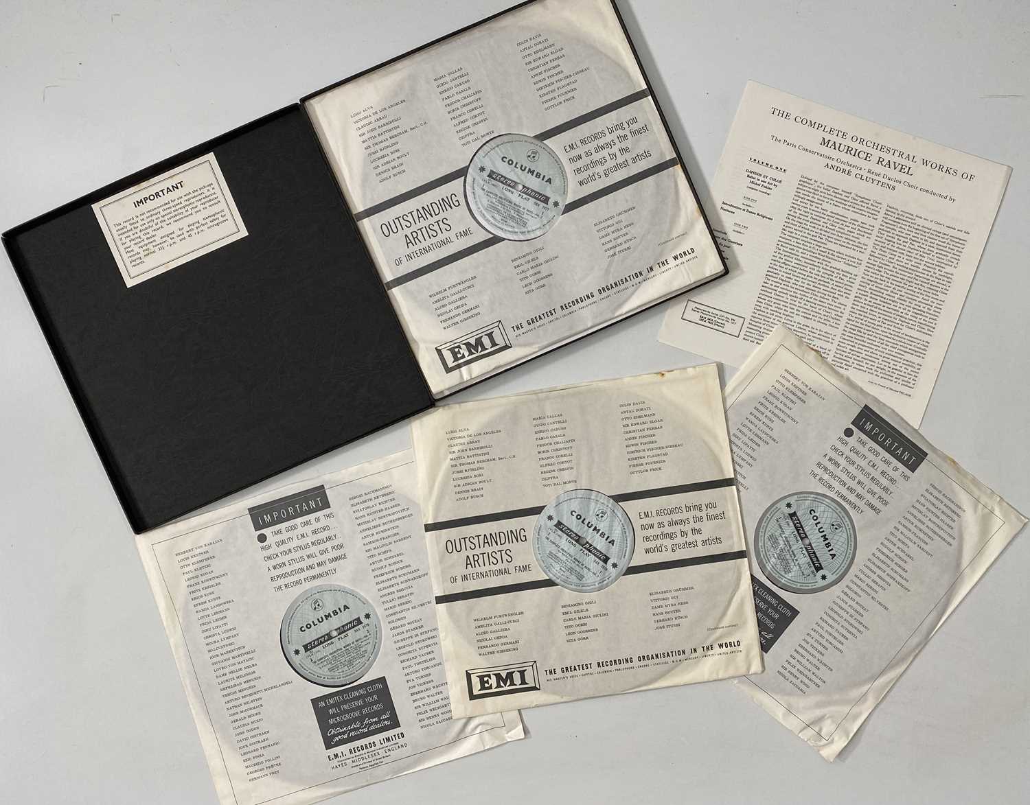 Lot 145 - RAVEL - COMPLETE ORCHESTRAL WORKS BOX SET