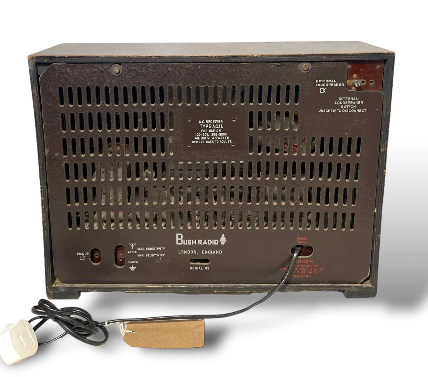 Lot 60 - BBC COLLECTION - VINTAGE BUSH RADIO.