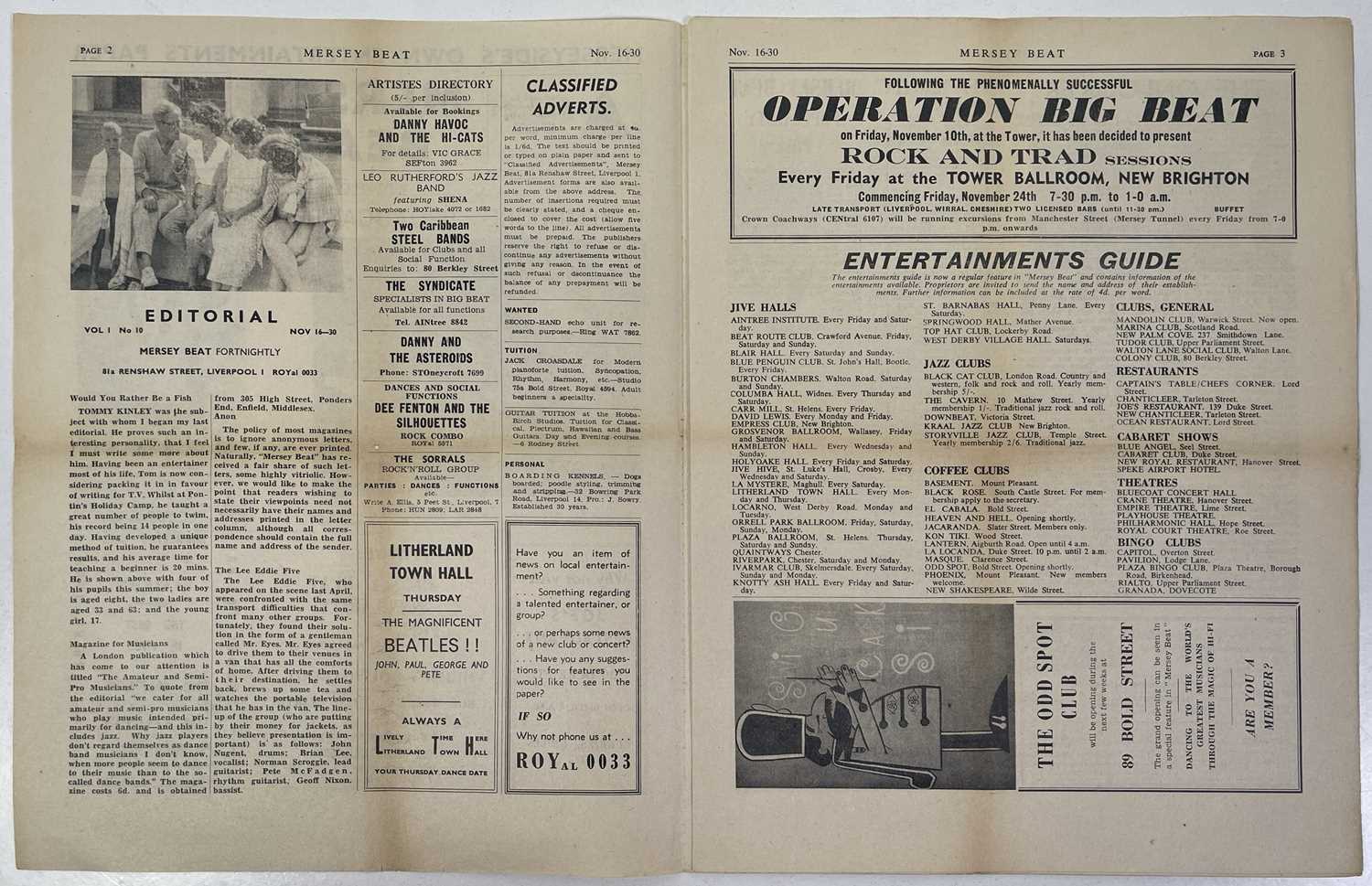 Lot 273 - ORIGINAL MERSEY BEAT NEWSPAPER - VOL 1