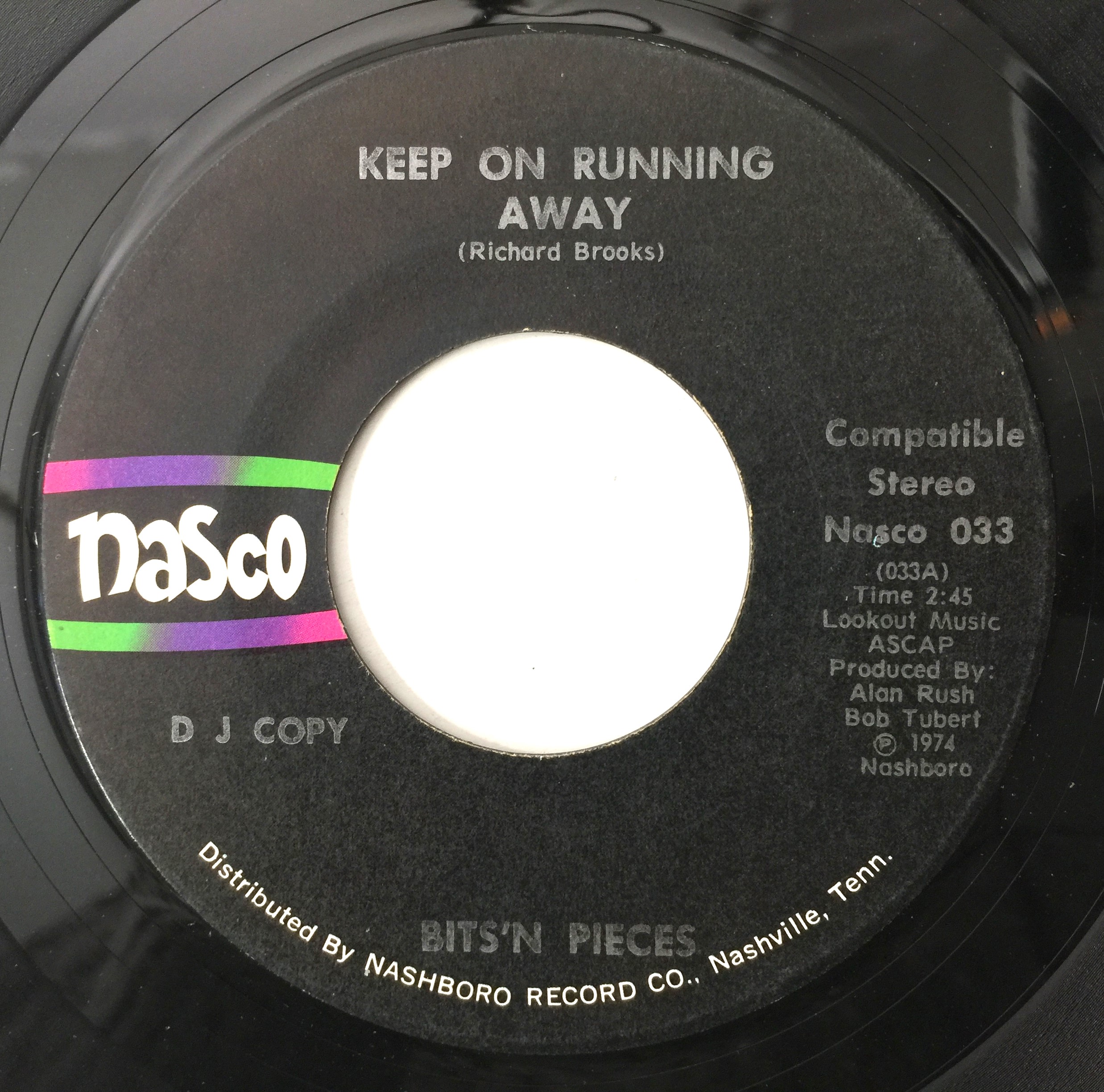 Lot 75 - BITS 'N' PIECES - KEEP ON RUNNING AWAY 7"