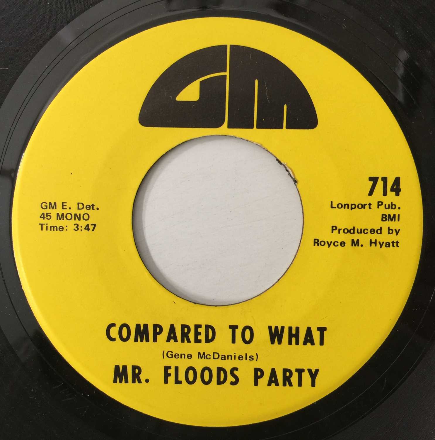 Lot 60 - MR FLOODS PARTY - COMPARED TO WHAT/
