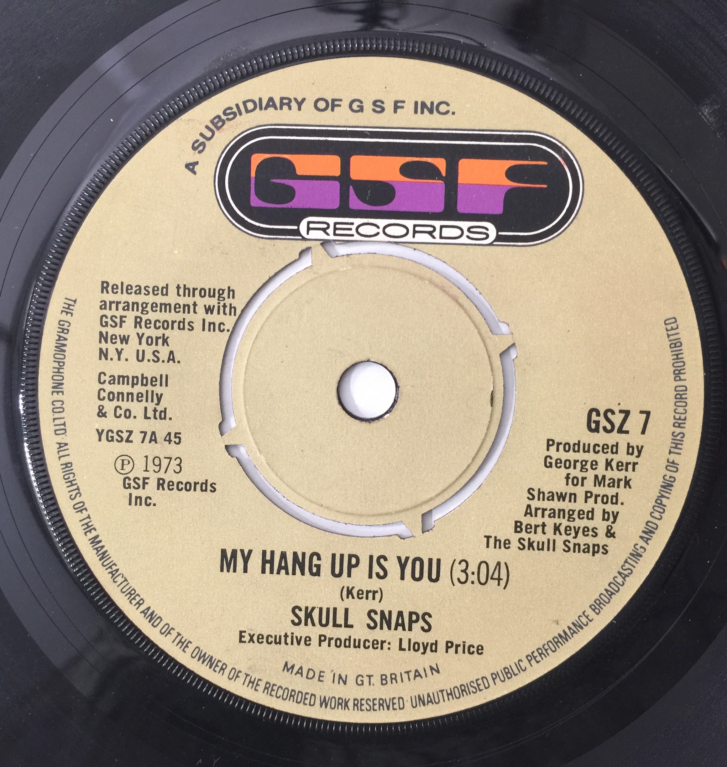 Lot 79 - SKULL SNAPS - MY HANG UP IS YOU/ IT'S A NEW