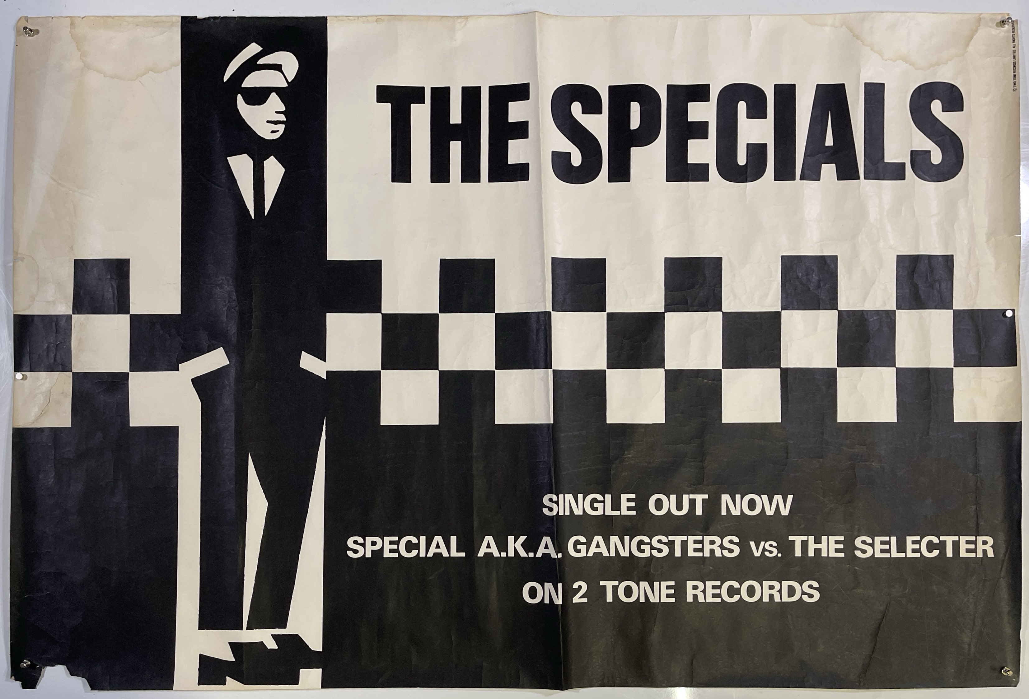 Lot 219 - THE SPECIALS - ORIGINAL GANGSTERS BILLBOARD