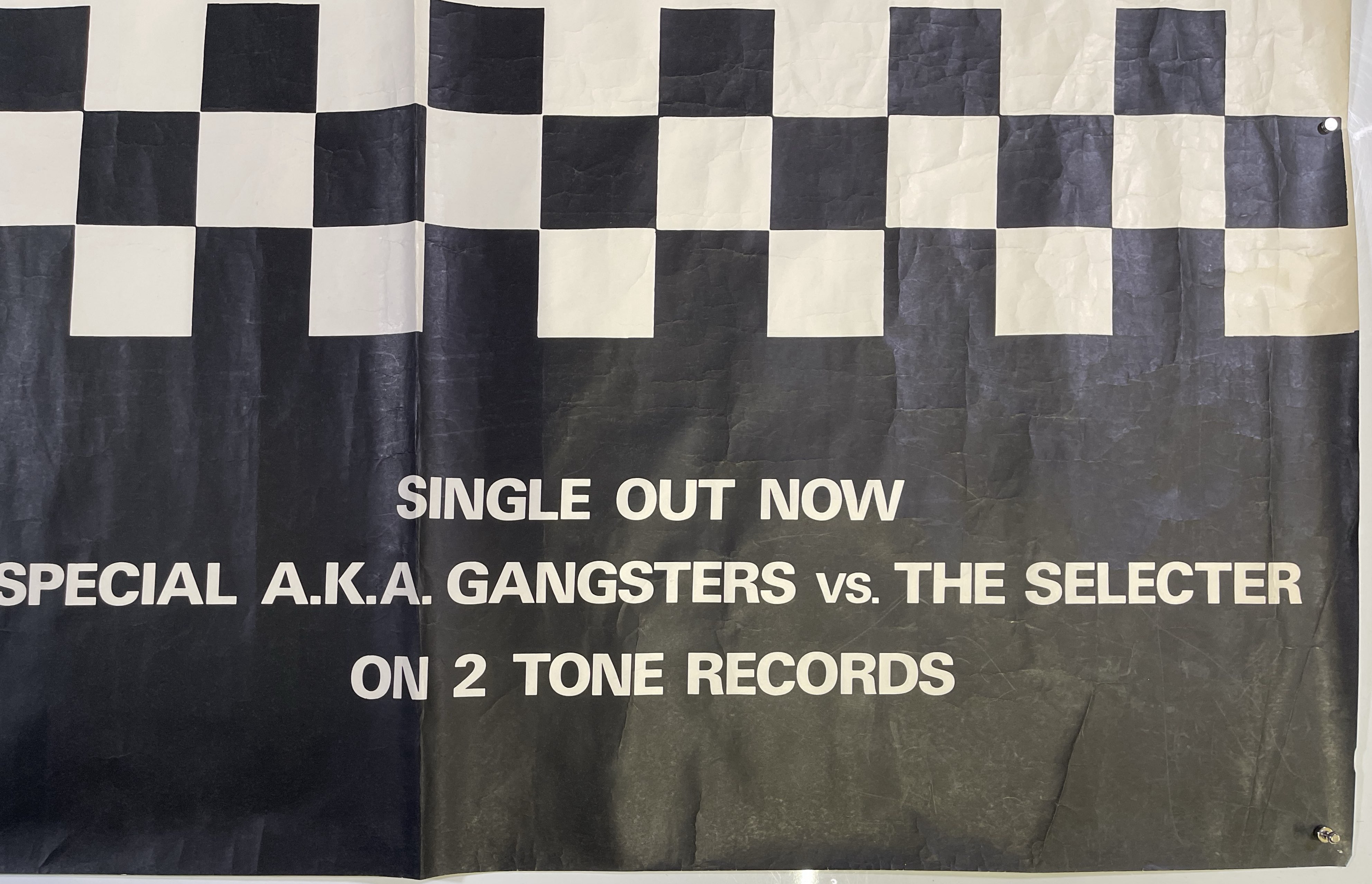 Lot 219 - THE SPECIALS - ORIGINAL GANGSTERS BILLBOARD