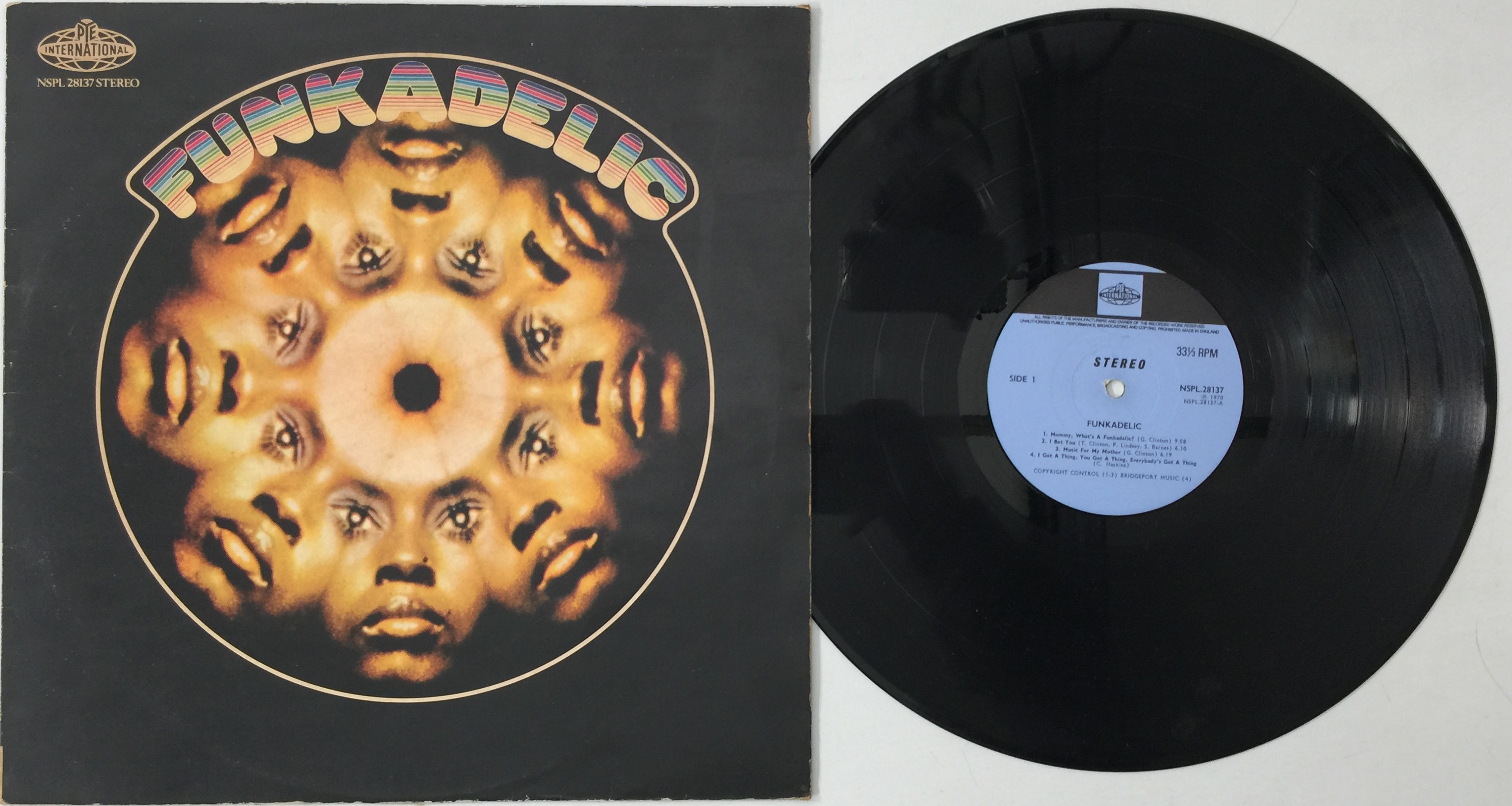 Lot 133 - FUNKADELIC - FUNKADELIC LP (UK ORIGINAL