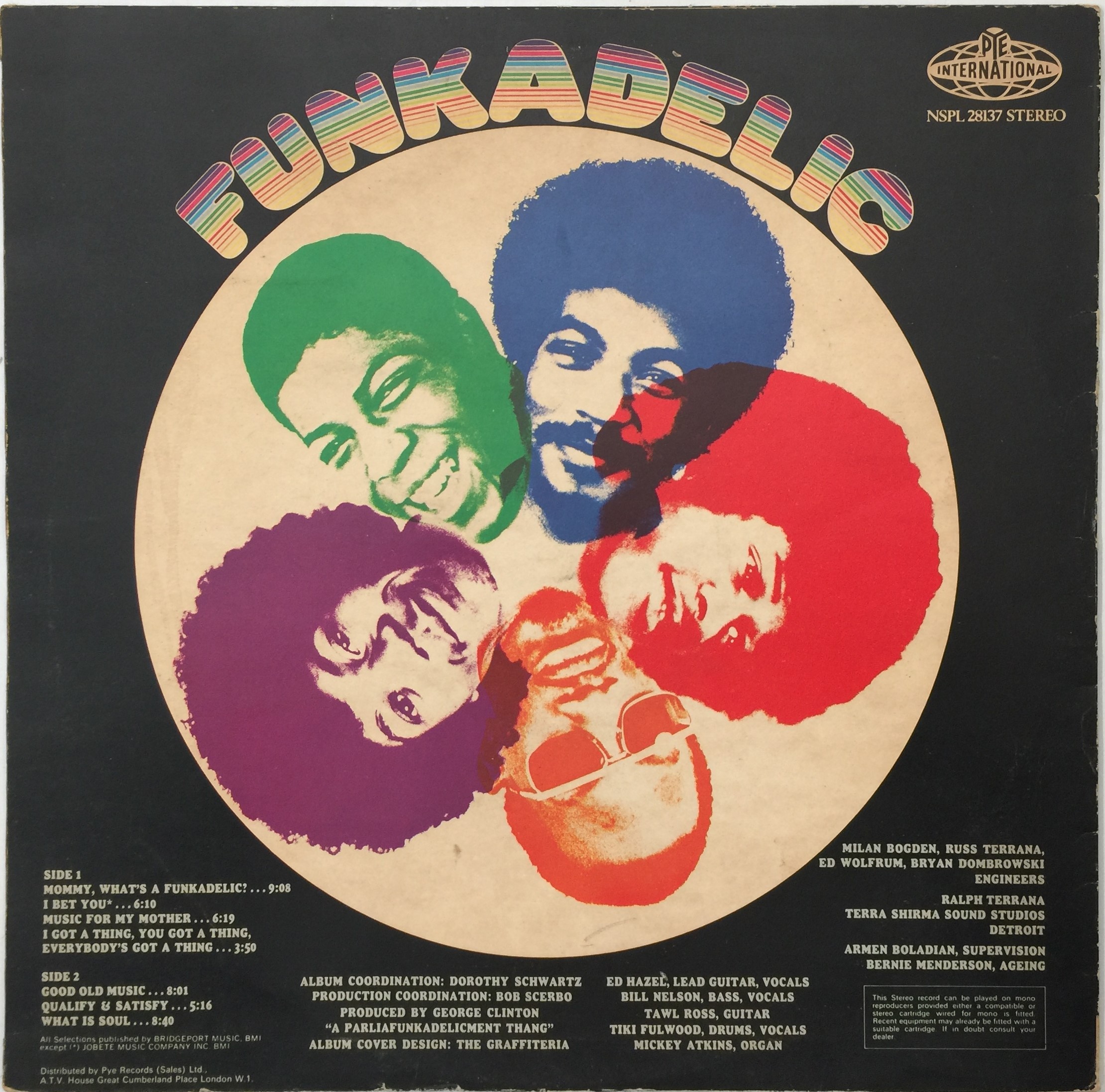 Lot 133 - FUNKADELIC - FUNKADELIC LP (UK ORIGINAL