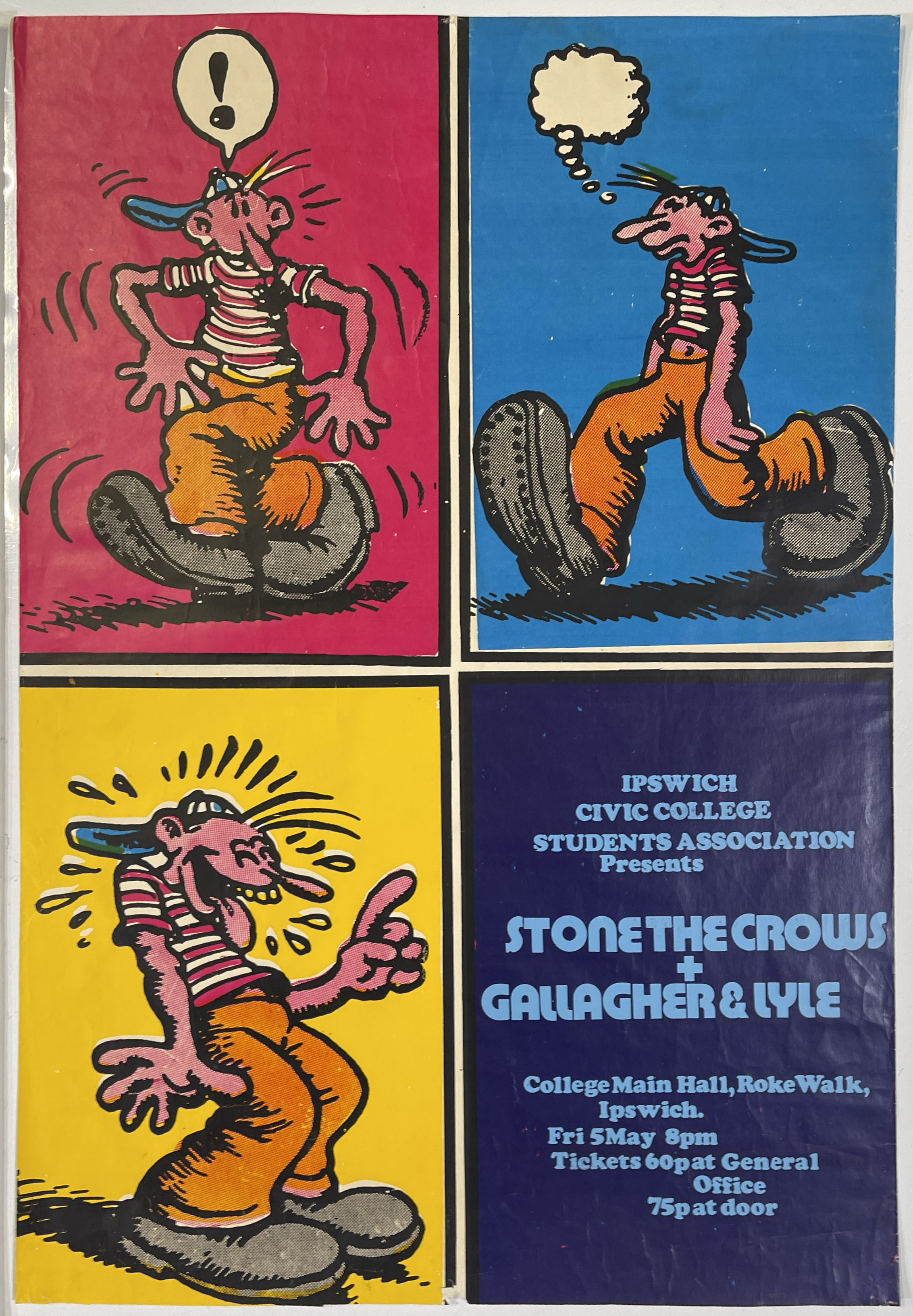 Lot 202 - 1970S POSTERS INC EDGAR BROUGHTON / MICK