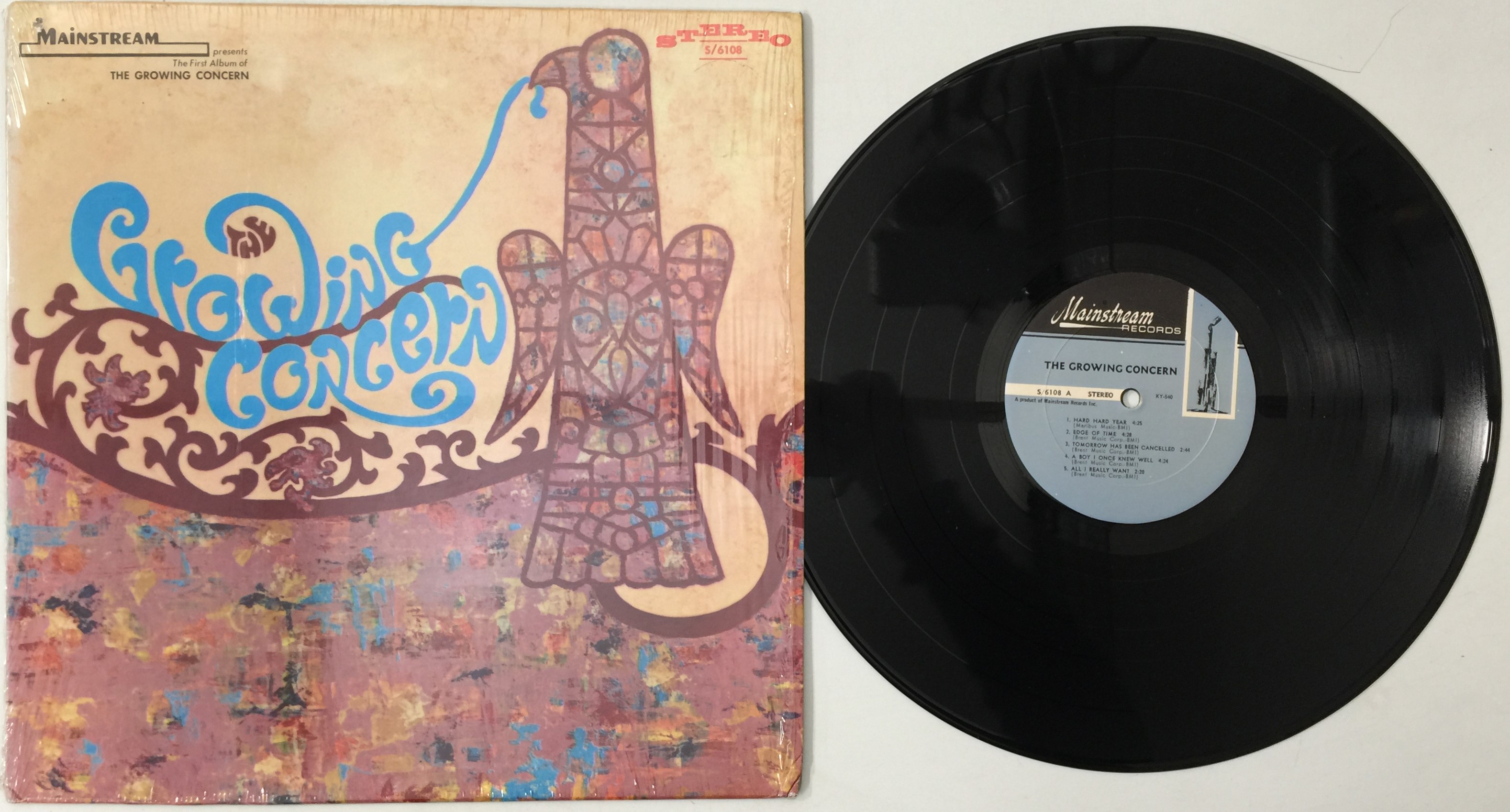Lot 19 - THE GROWING CONCERN - S/T LP (US STEREO