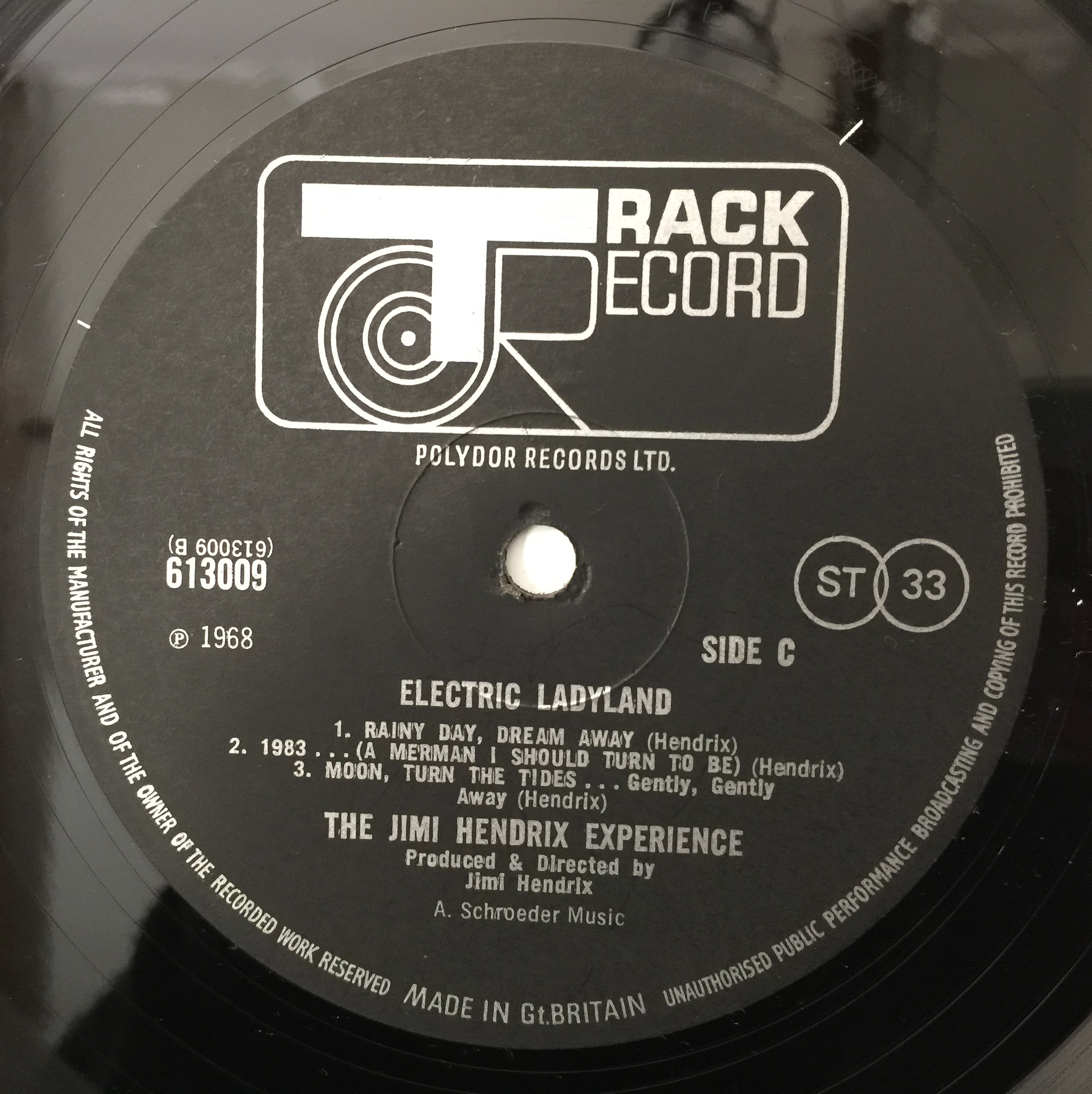 Lot 21 - THE JIMI HENDRIX EXPERIENCE - ELECTRIC