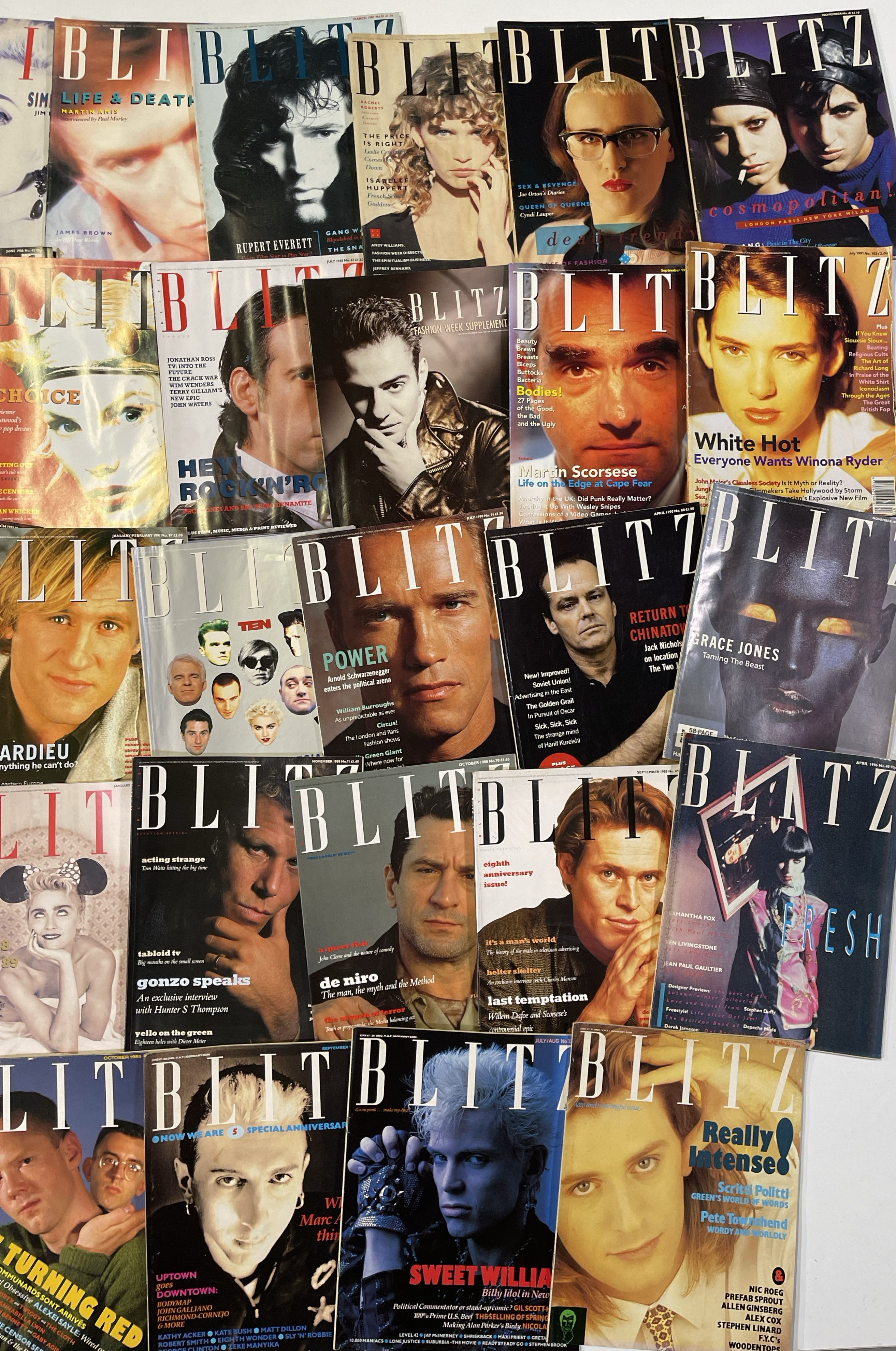 Lot 81 - BLITZ MAGAZINE - 42 ISSUES.