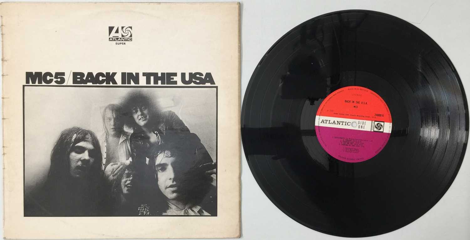 Lot 604 - MC5 - BACK IN THE USA LP (UK ORIGINAL PLUM/