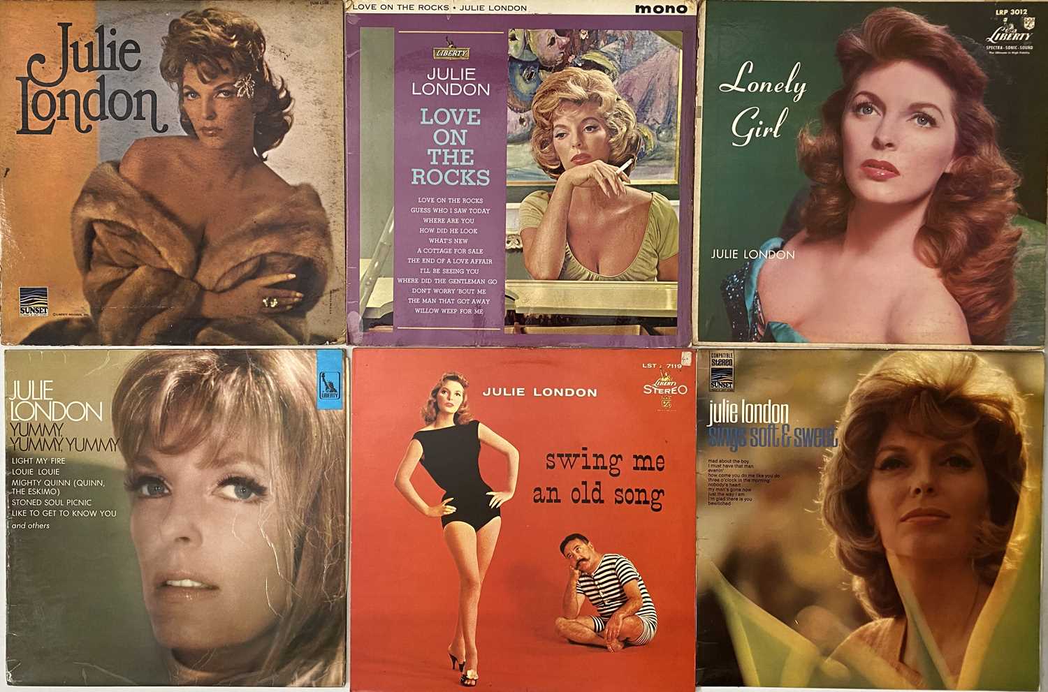 Lot 720 - JULIE LONDON - LP COLLECTION