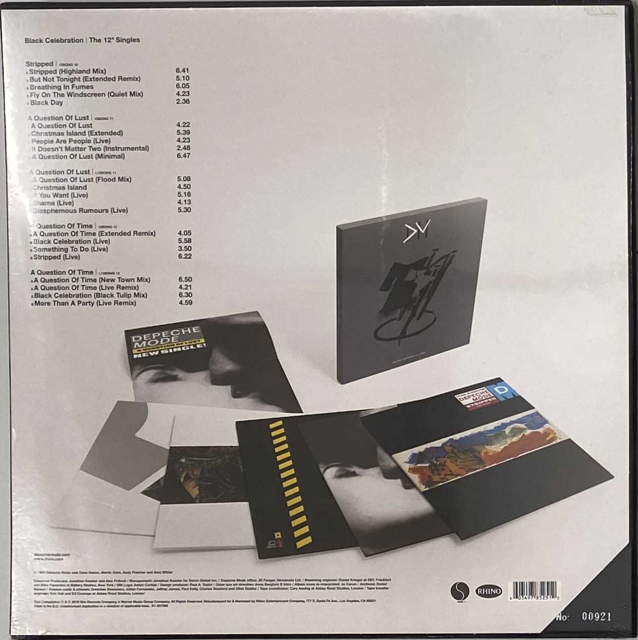 Lot 723 - DEPECHE MODE - BLACK CELEBRATION BOX SET