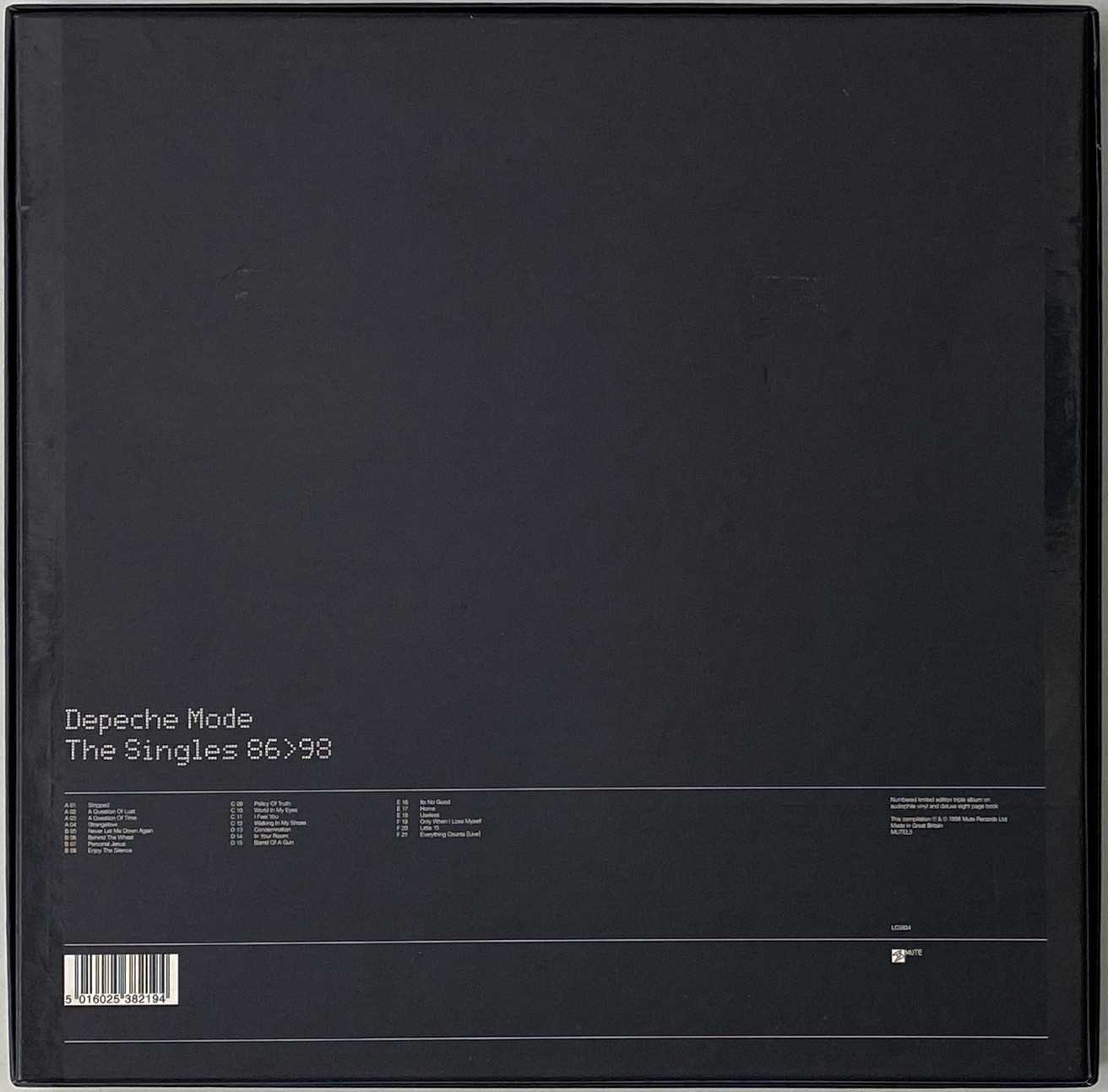 Lot 724 - DEPECHE MODE - THE SINGLES 86-98 BOX SET