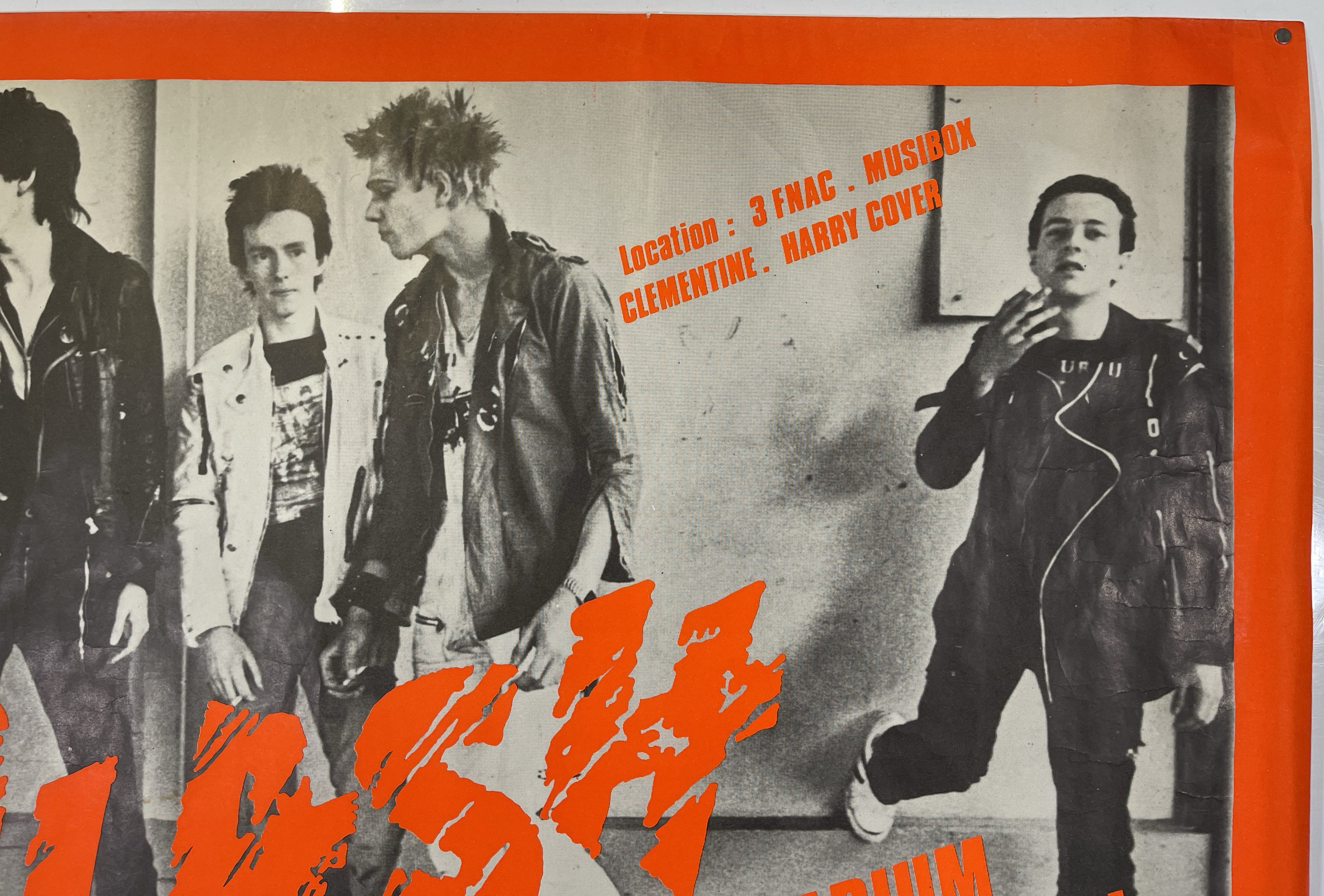 Lot 35 - THE CLASH - ORIGINAL 1978 PARIS CONCERT