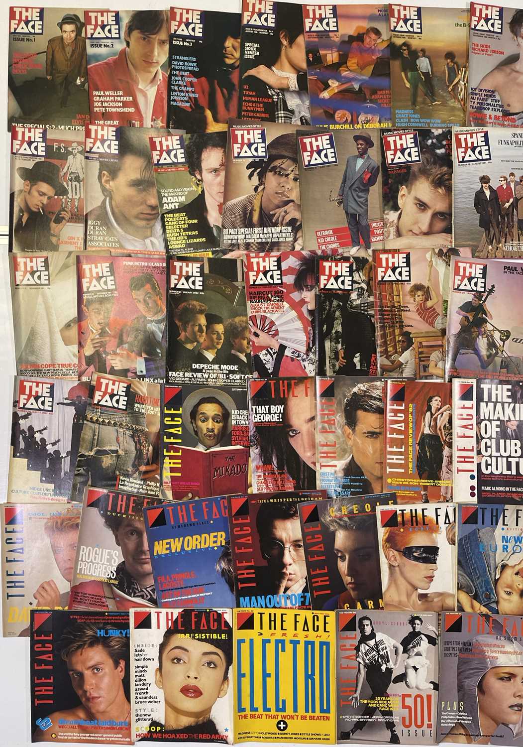 Lot 84 - THE FACE - MAGAZINE COLLECTION INC ISSUE #1.