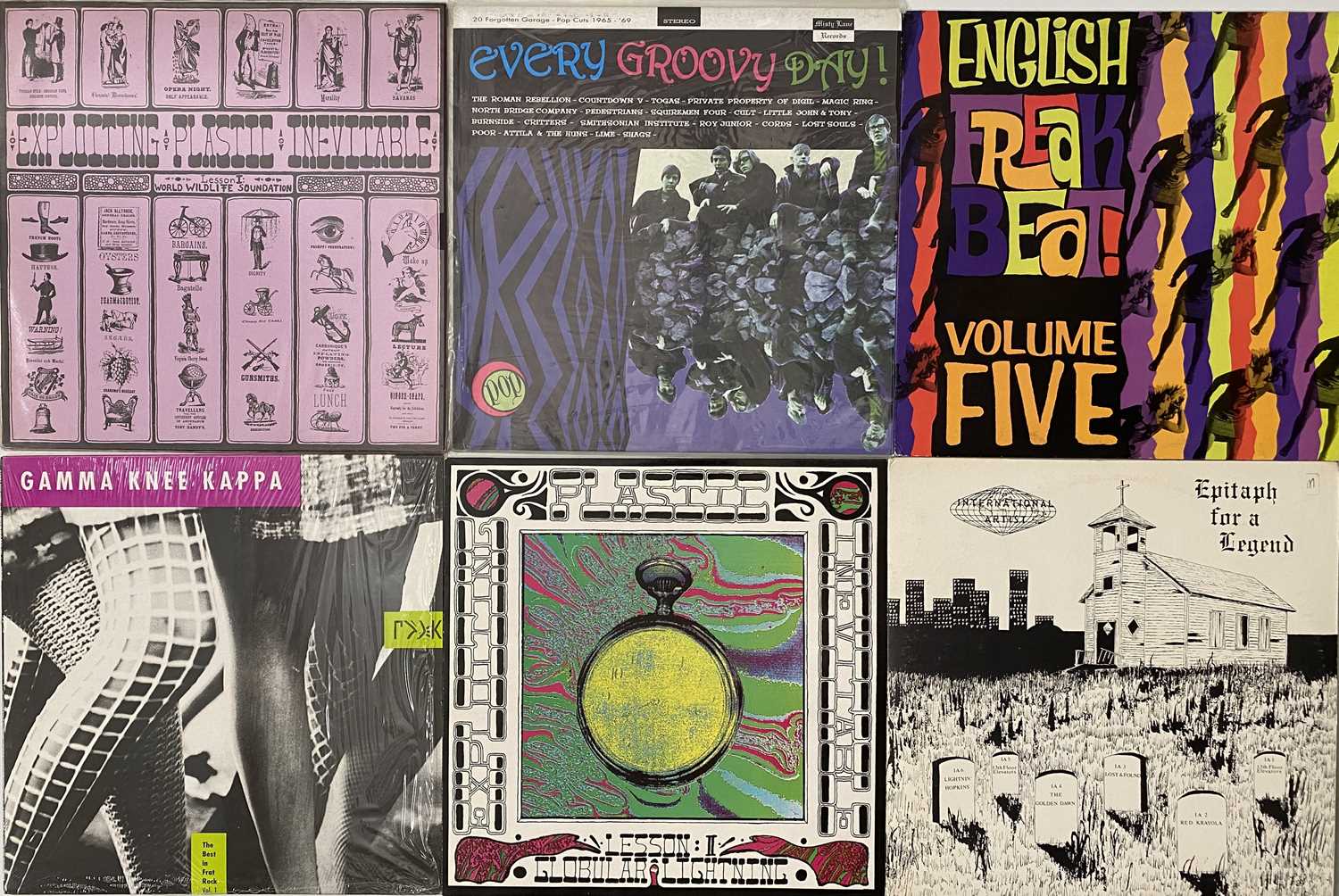 Lot 627 - PSYCH/ GARAGE - LP COMPILATIONS