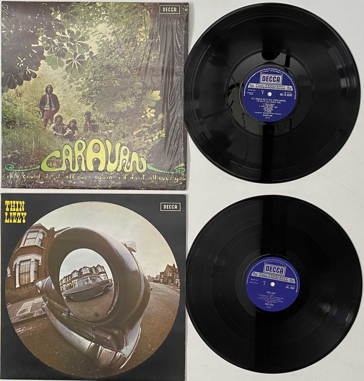 Lot 641 - CARAVAN/ THIN LIZZY LP PACK