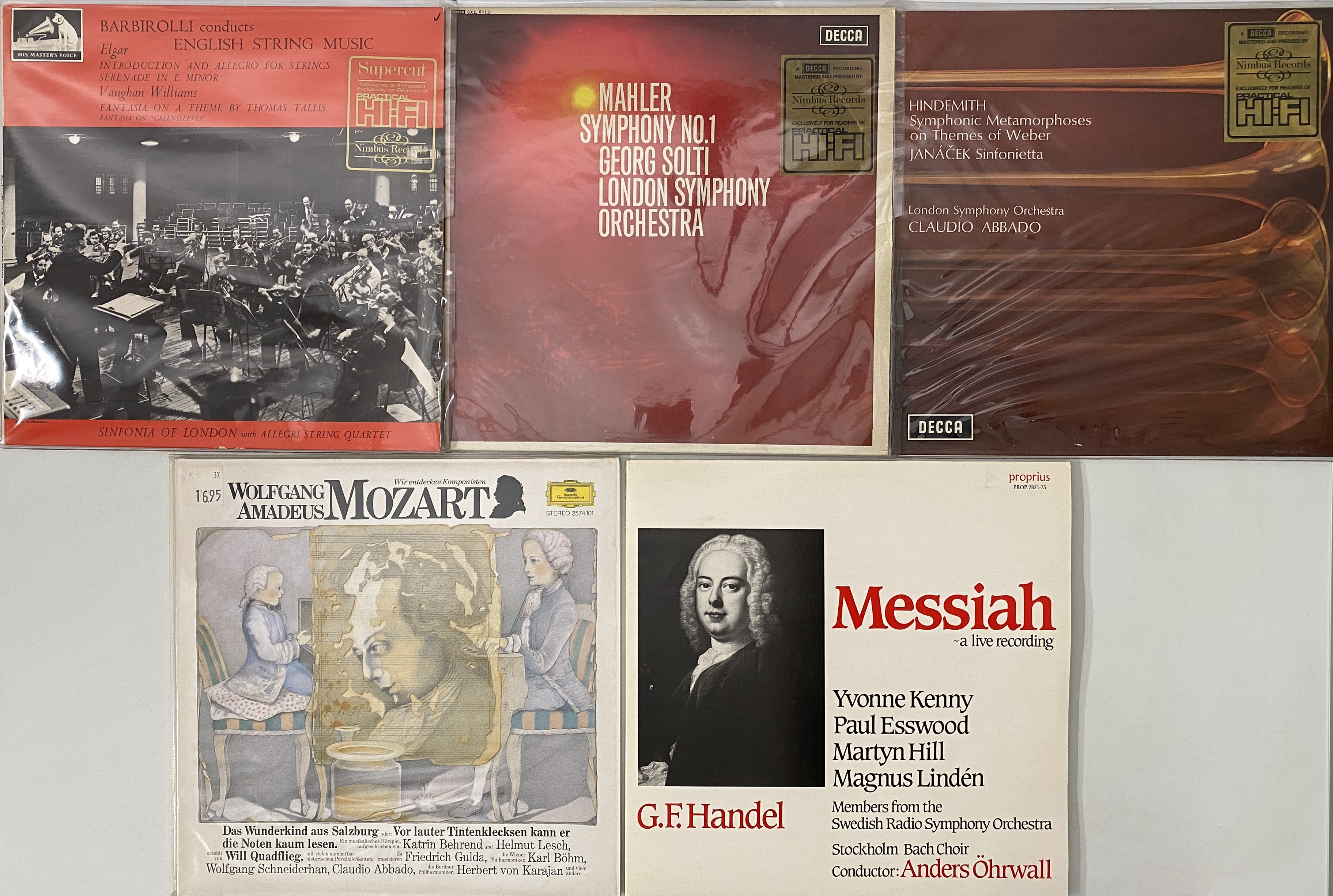 Lot 742 - CLASSICAL - INCLUDING NIMBUS SUPERCUT HI-FI